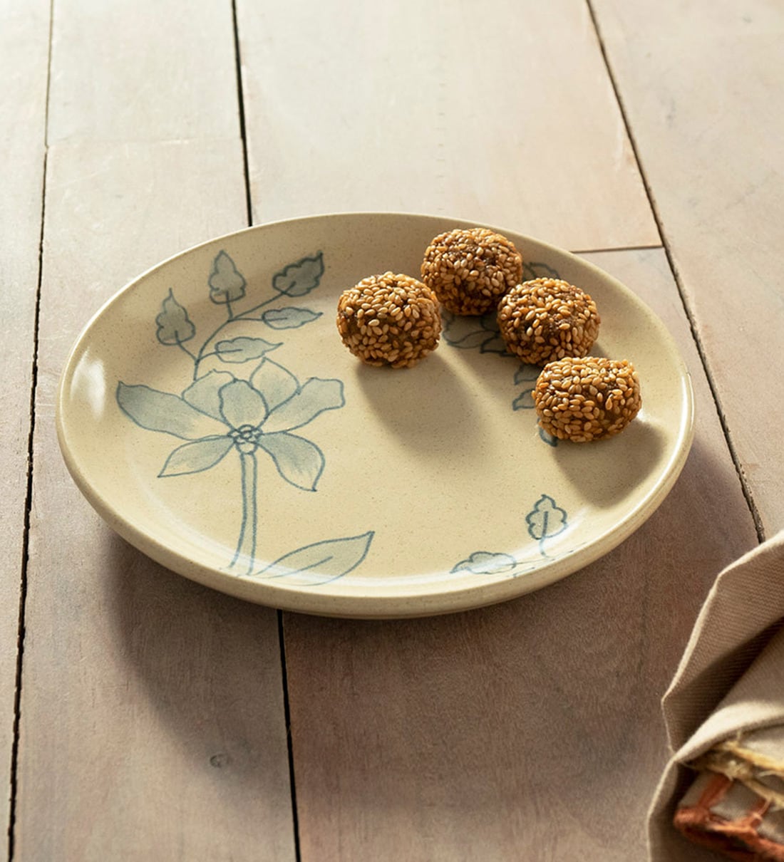 Buy White Single Side Ceramic Plate by Ellementry Online - Dinner ...