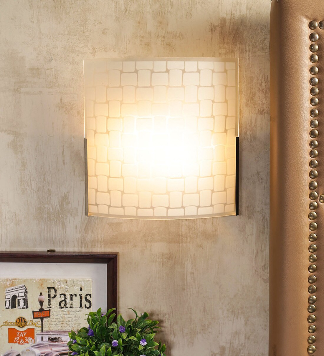 Buy Off White Metal and Glass Wall Light by New Era at 19% OFF by New ...