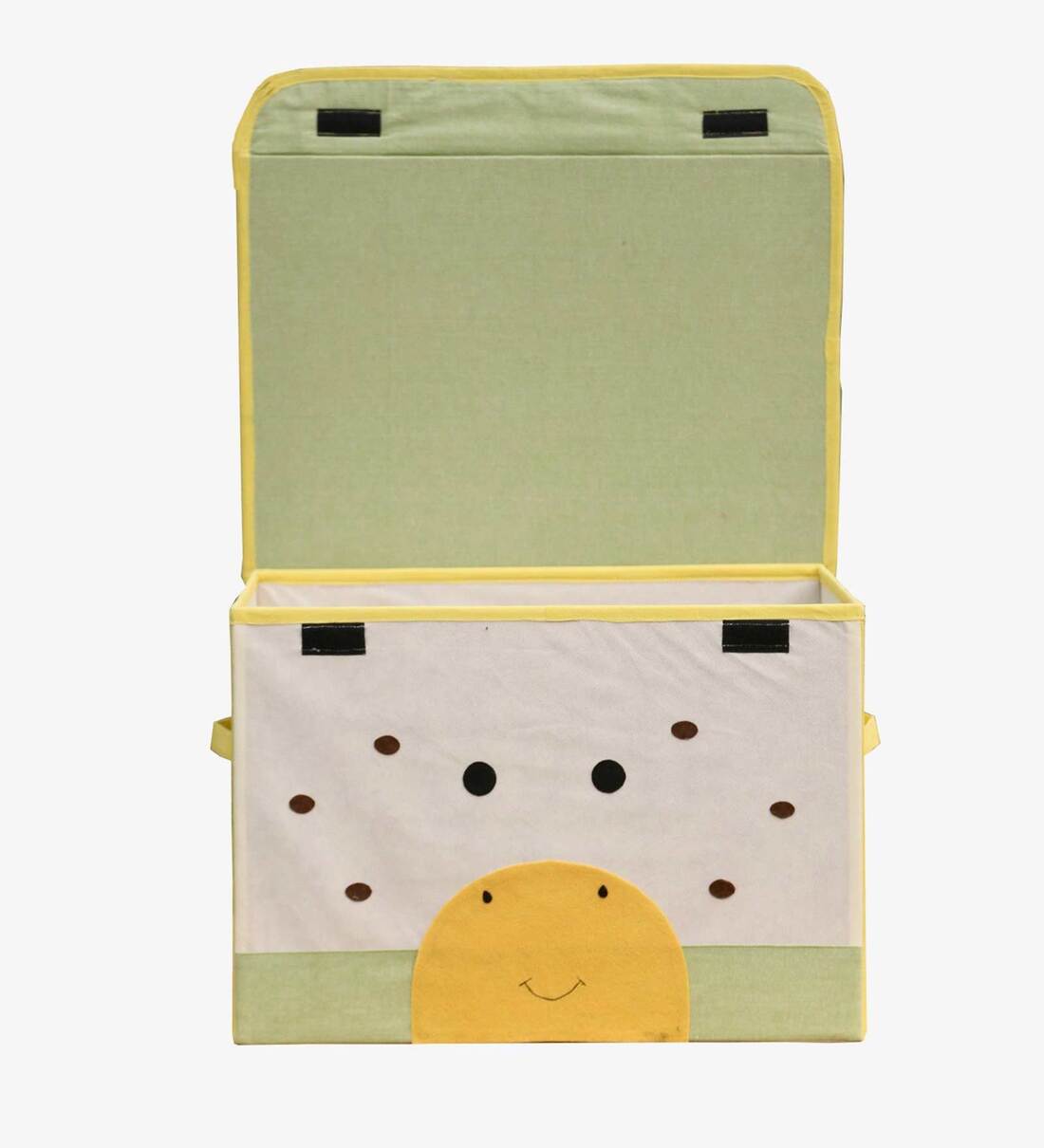 Buy Milky Fabric Kids Storage Box in White Colour Online - Kids Storage ...