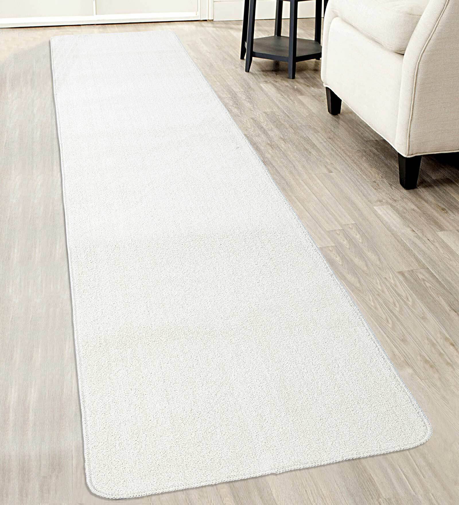 Buy Off-white Polypropylene Solid 10 X 2 Feet Hallway Runners Runner by ...
