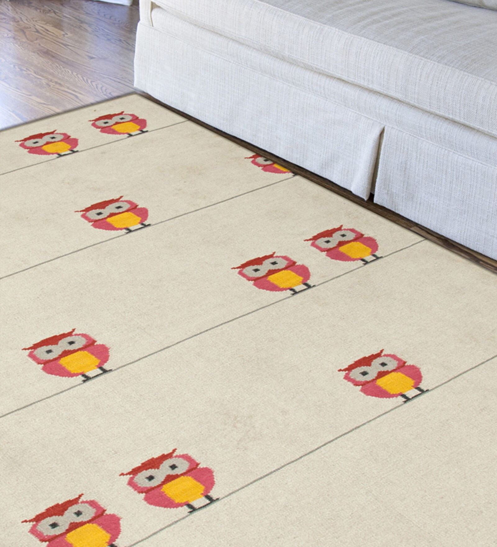 Buy Ogee Pattern Wool Hand Woven 4 x 6 Feet Carpet by Jaipur Rugs at ...