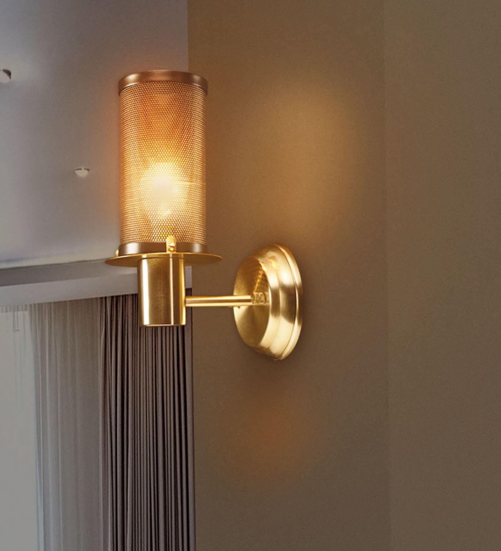 Buy OHNISKO(Black) Brass Mild Steel Wall Light by TISVA at 1% OFF by ...