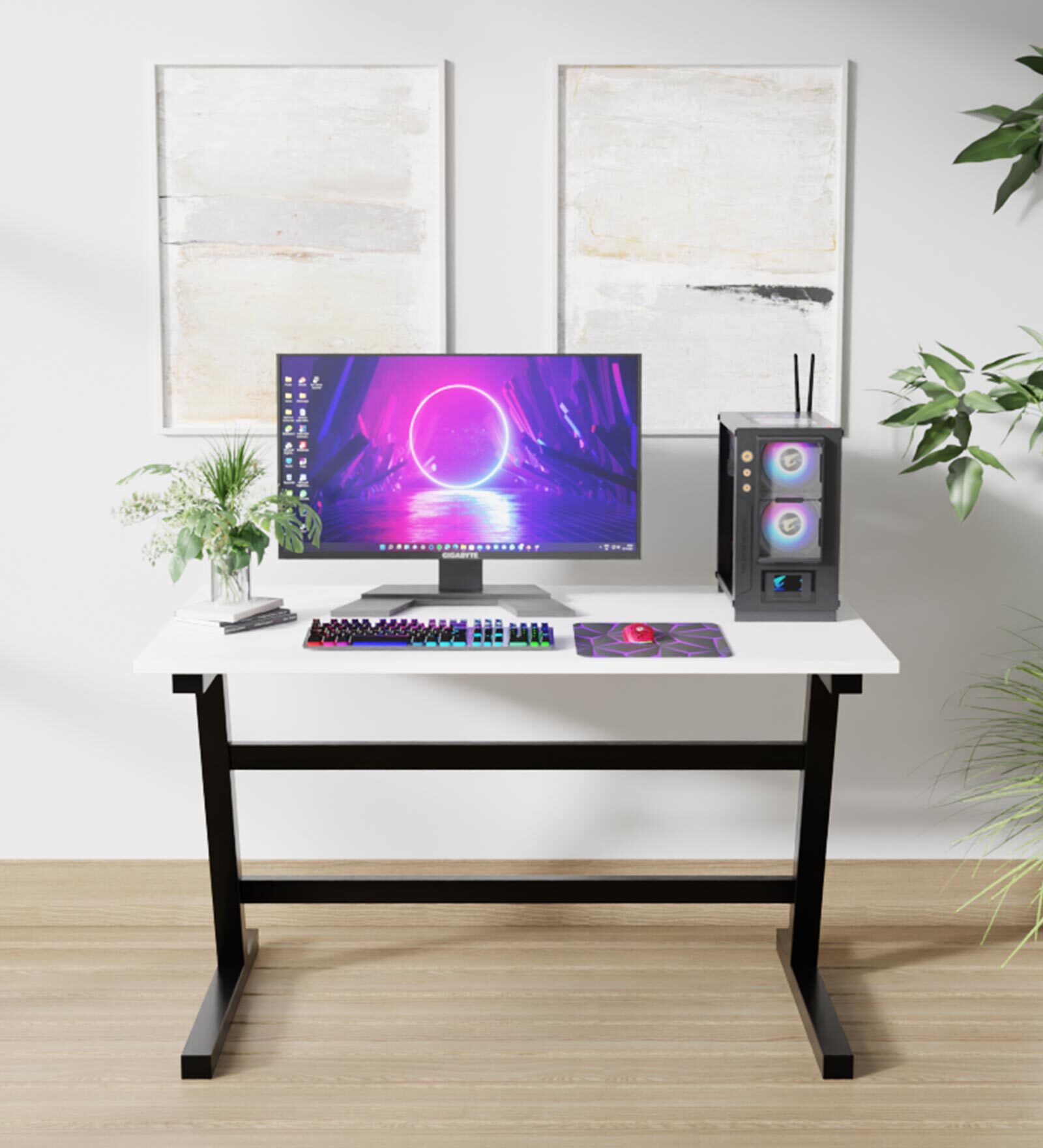 Buy Olive Workstation In White Finish at 41% OFF by Riyan Luxiwood ...