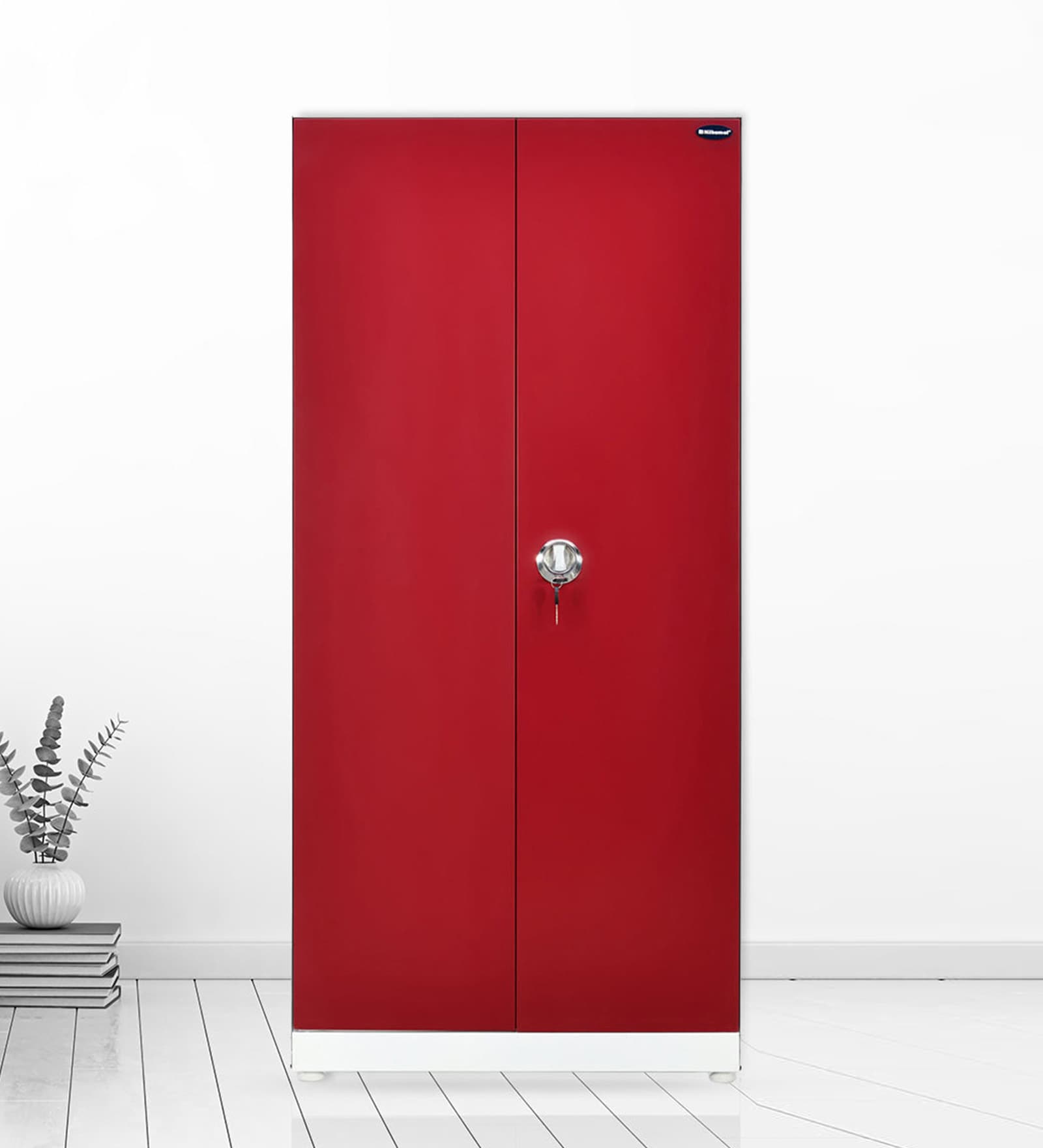 Buy Olympus 2 Door Almirah in Cherry Red & White Colour at 57% OFF by ...