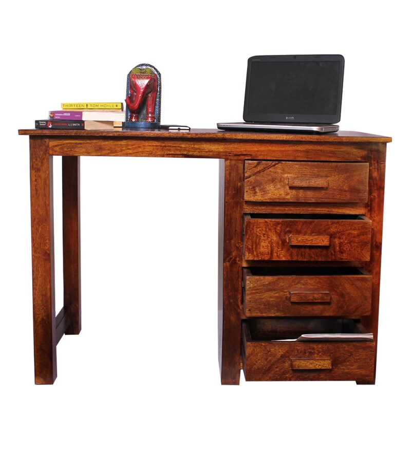Buy Olida Mango Wood Study Table Online - Study & Laptop Tables ...