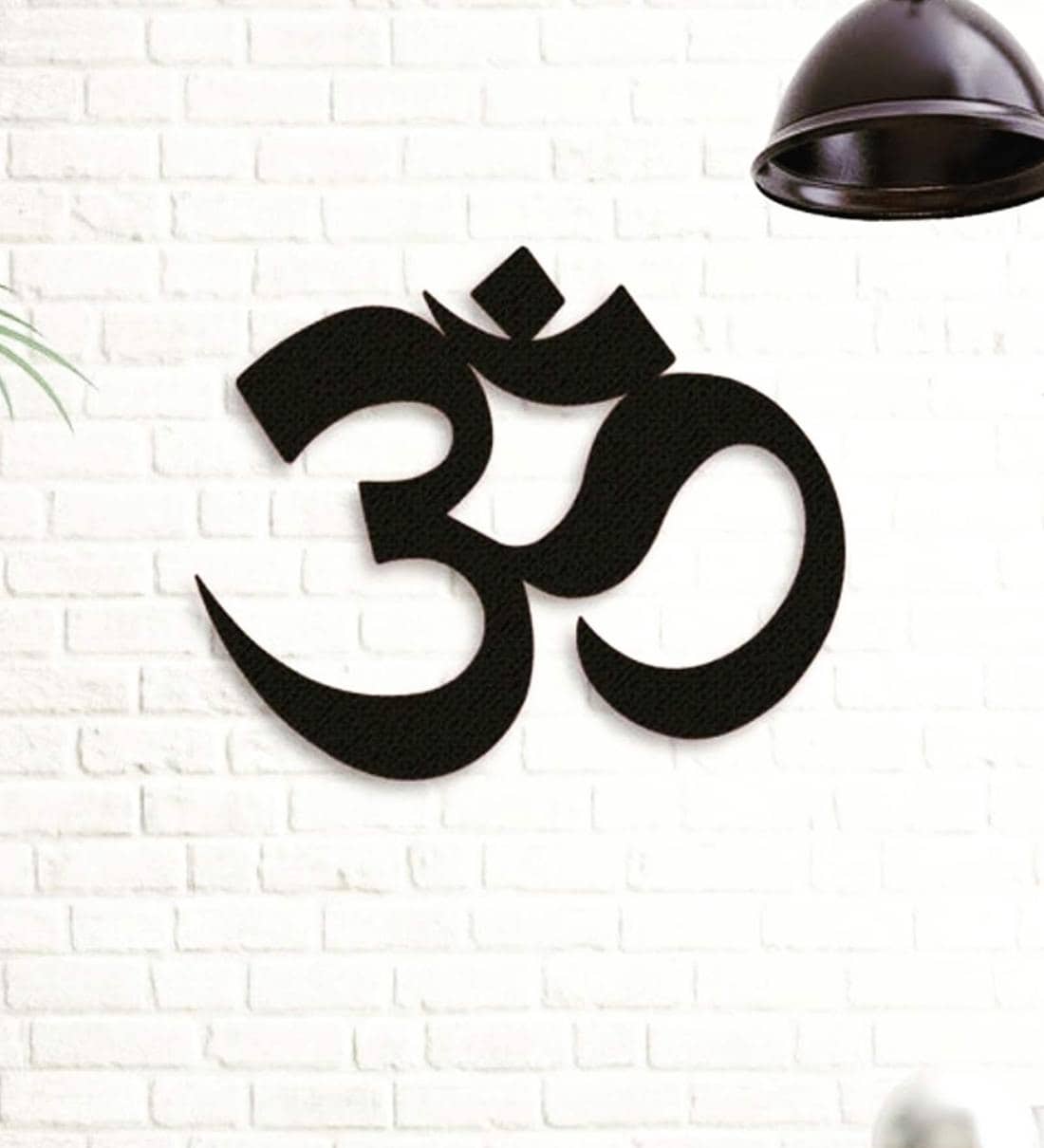 Buy Rame Iron OM Wall Art In Black at 30% OFF by WallCentre | Pepperfry