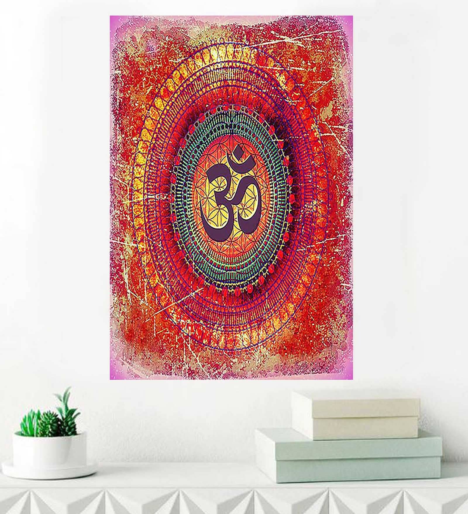 Buy Om Mantra Art Canvas Unframed Art Print in 12inches x 18 inches at ...