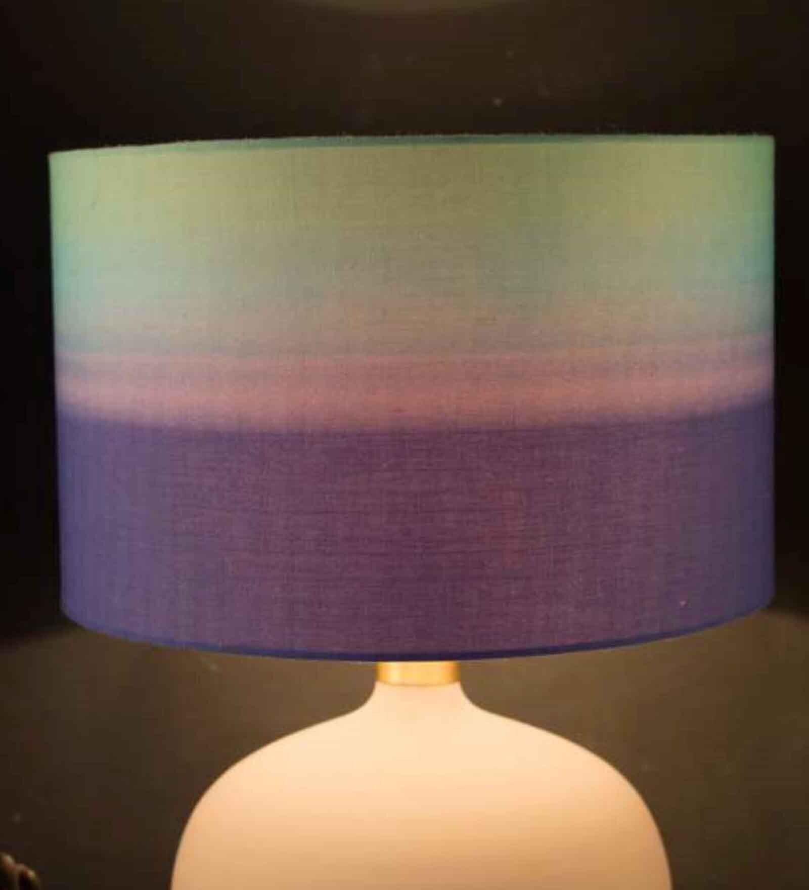 Buy George Blue Cotton Printed Lampshade By Grated Ginger at 43% OFF by ...