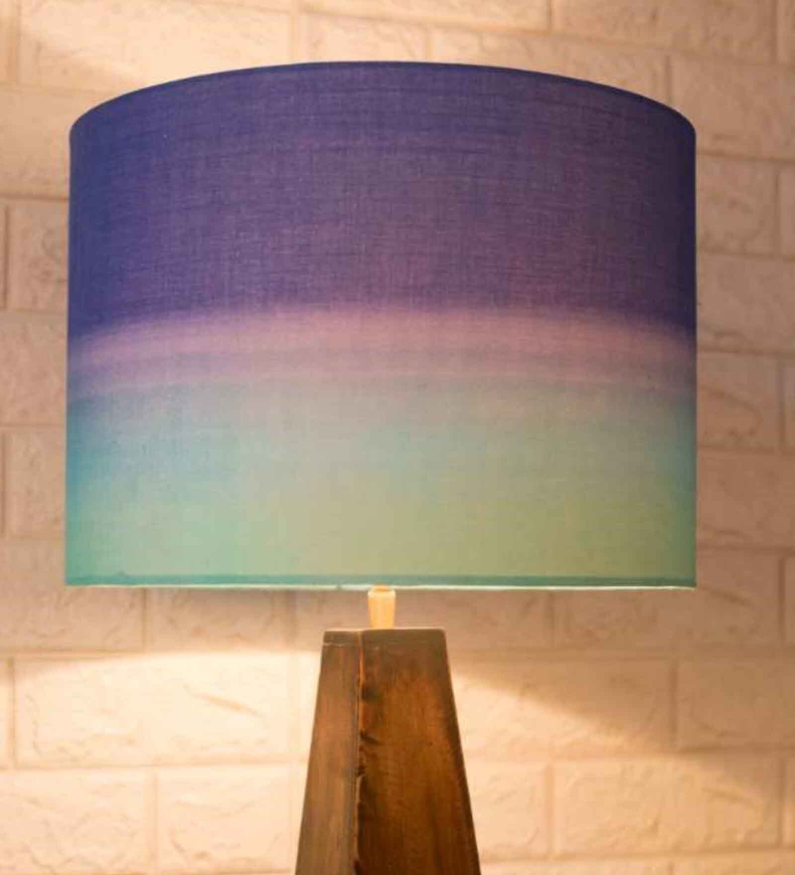 Buy Danica Blue Cotton Printed Lampshade By Grated Ginger at 43% OFF by ...