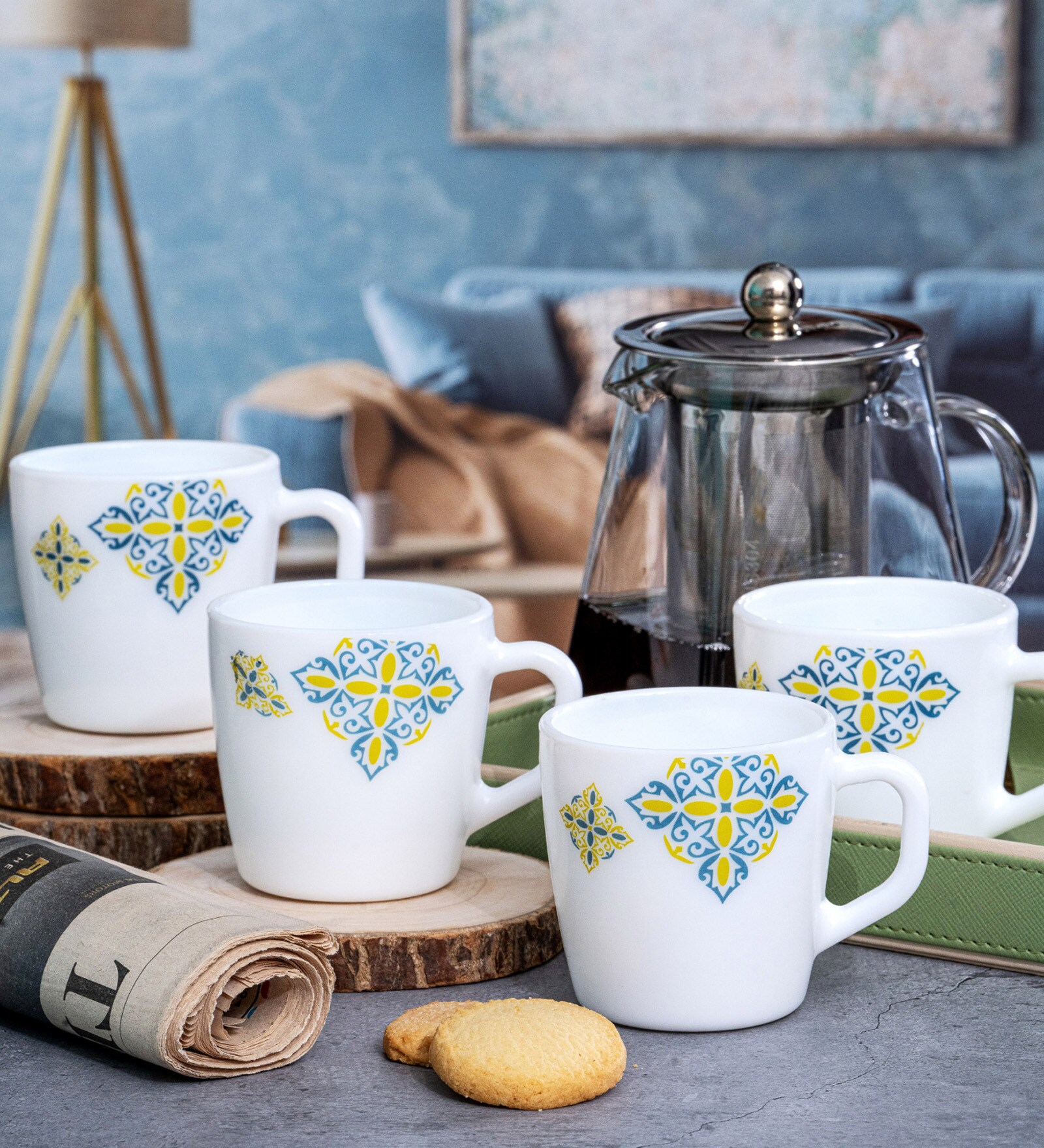 Buy Opalware Tea/Coffee Mug Set of 12pcs at 2% OFF by Cello | Pepperfry