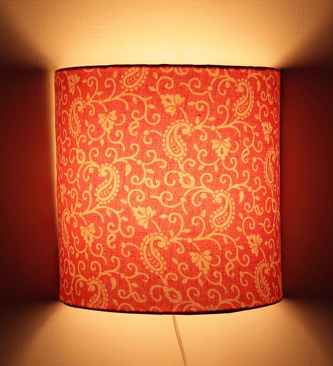 Buy Ladder Fabric Flush Mount Wall Light (Orange) at 46% OFF by ...