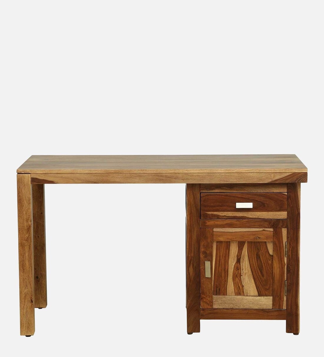 Buy Oriel Sheesham Wood Writing Table In Dark Rustic Teak Finish Online ...