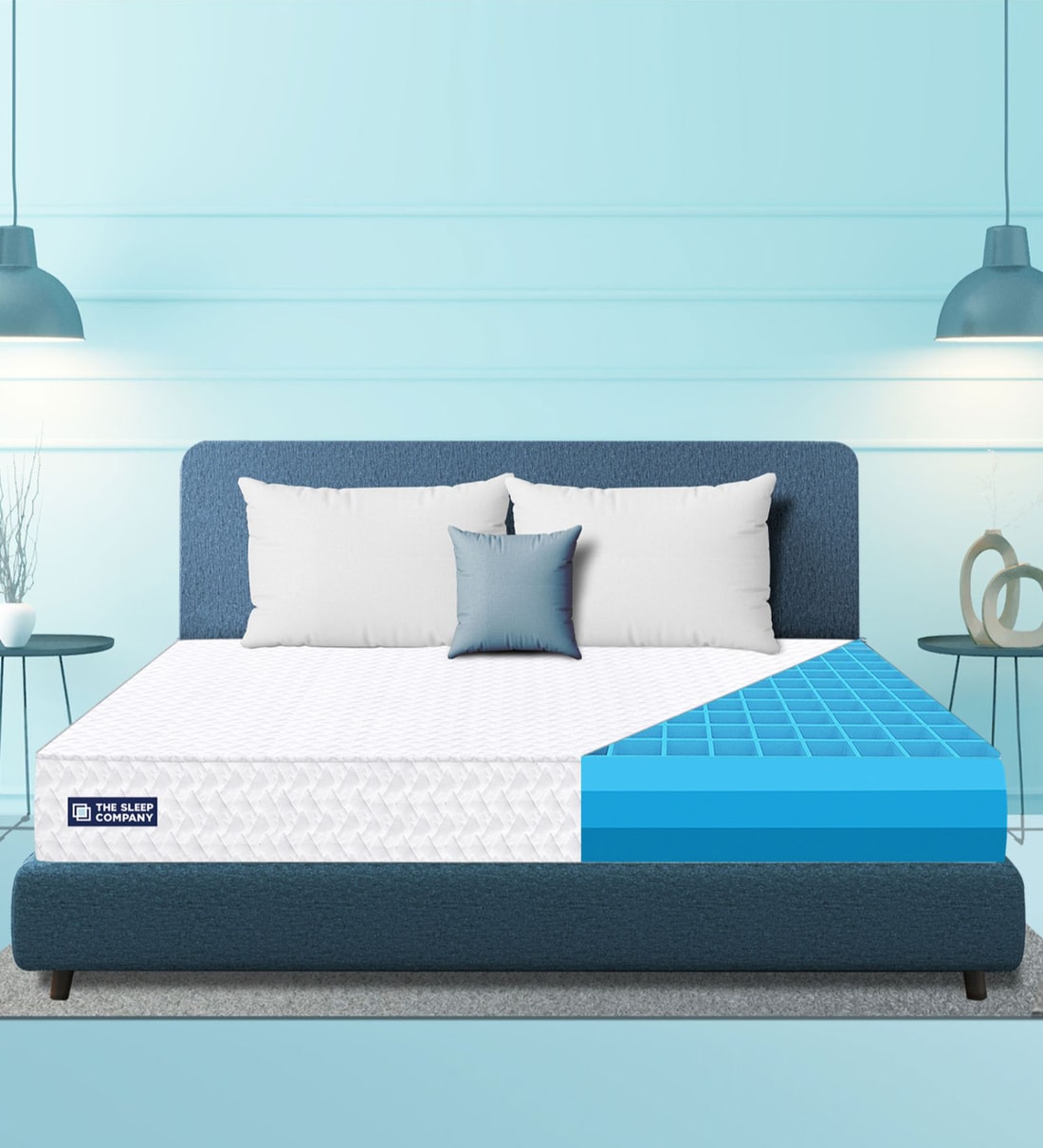 Buy Ortho SmartGrid 8 inch HR Foam Single Mattress with Grid Layer at ...