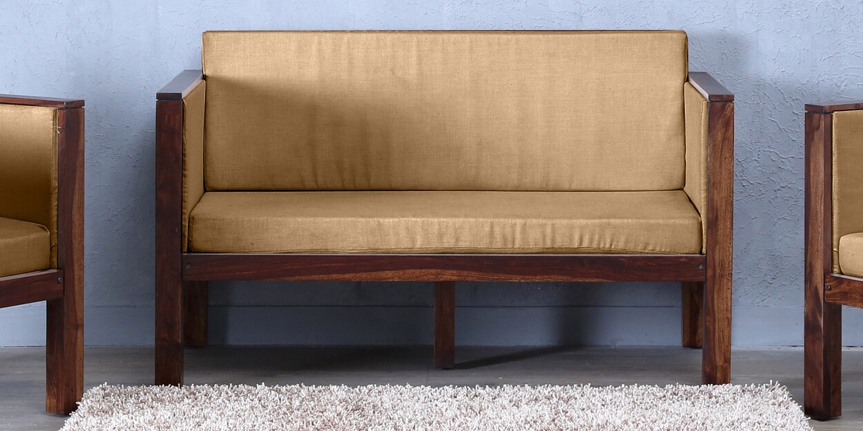 Buy Oriel Solid Wood 2 Seater Sofa in Provincial Teak Finish at 2% OFF ...