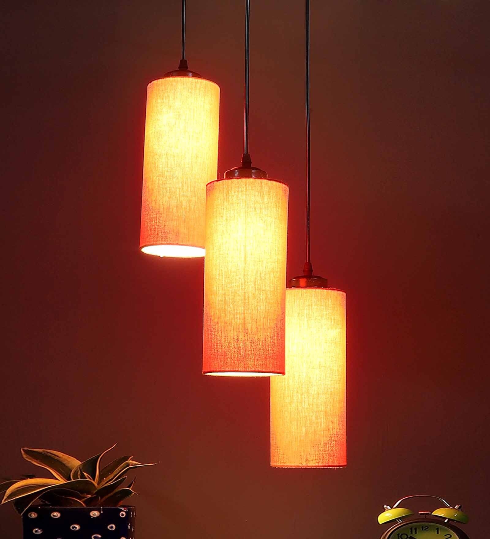 Buy Spatial Orange Cloth Cluster Hanging Light by New Era at 51% OFF by ...