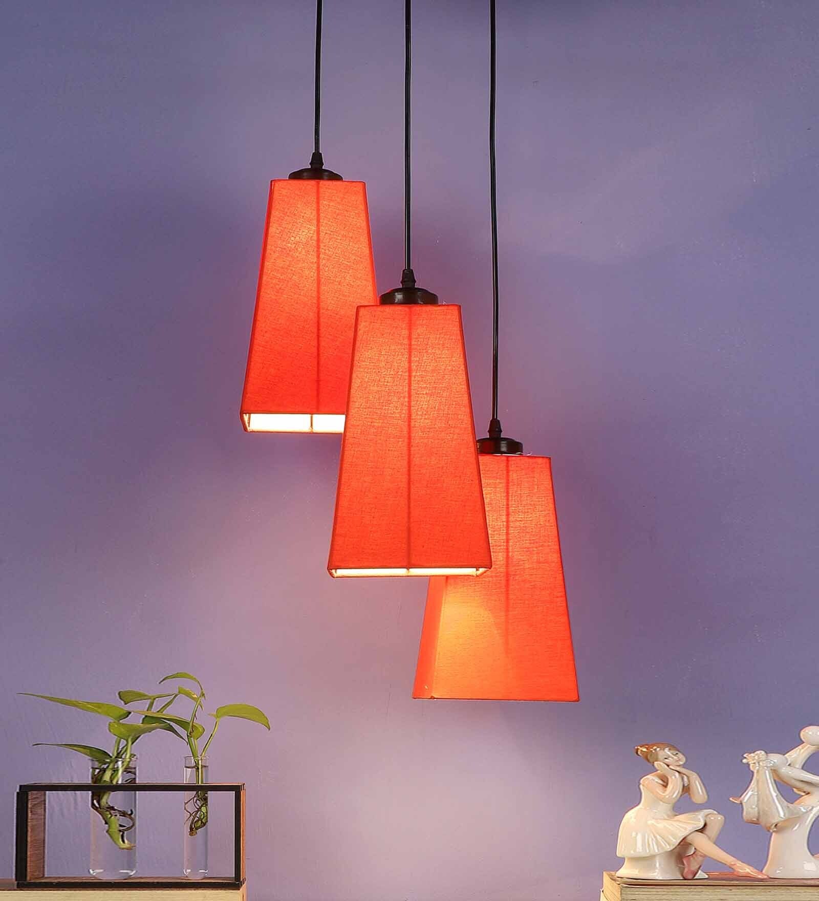 Buy Verner Brown Cloth Cluster Hanging Light at 21% OFF by New Era ...