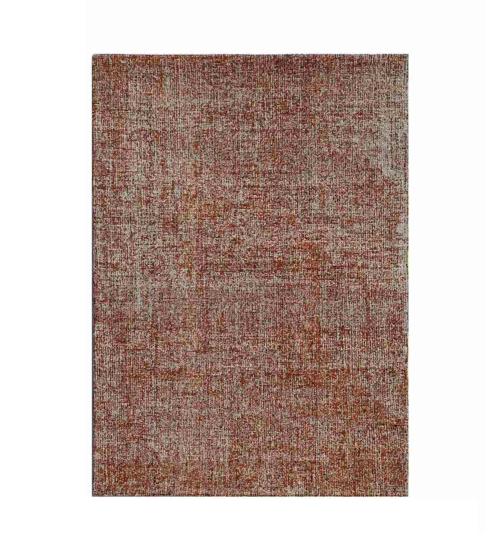 Buy Orange Rust Wool 24 X36 Inchs Carpet by Asterlane Online - Solid ...