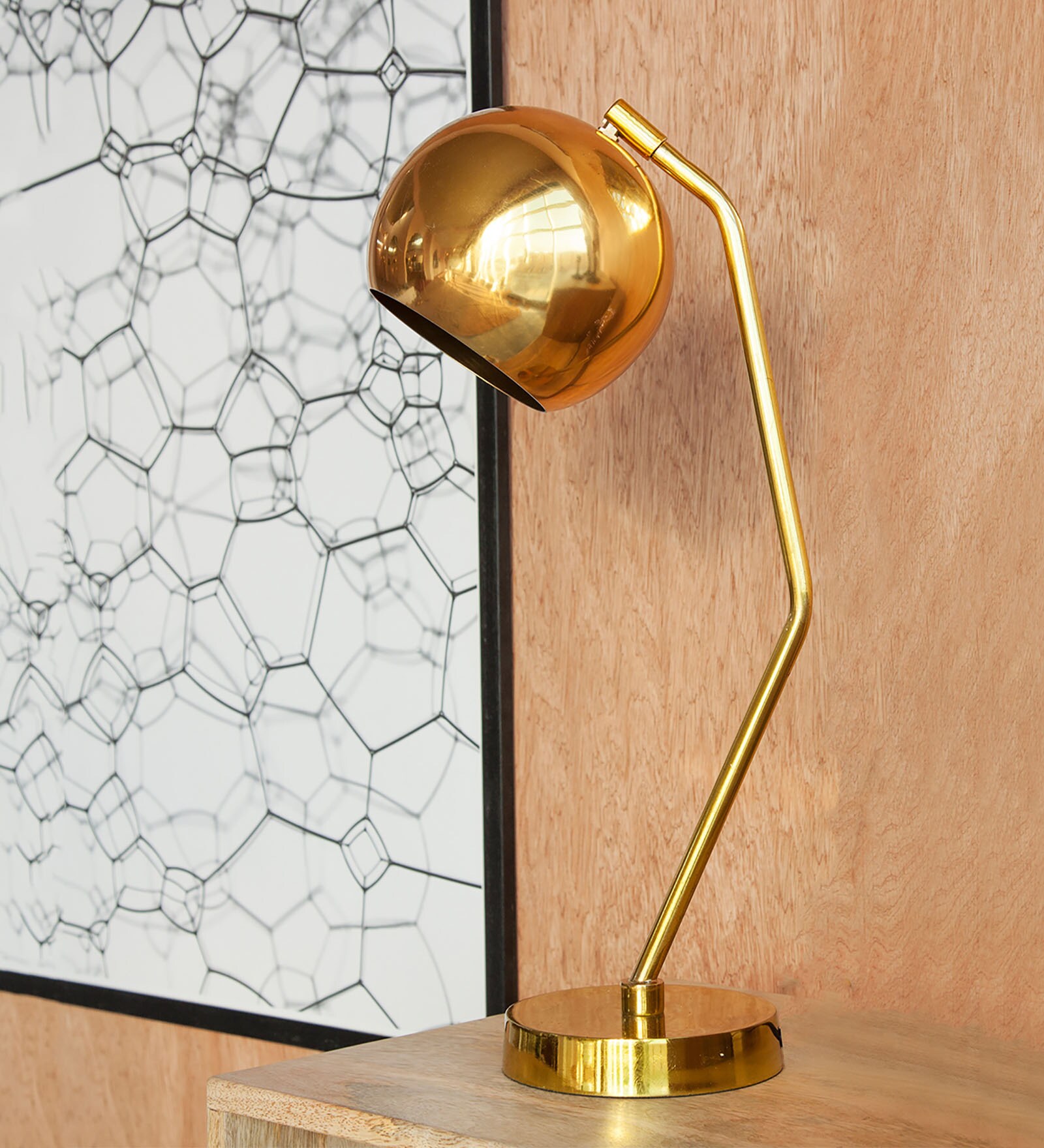 Buy Golden-colored Iron Dew Study Table Lamp by Orange Tree Online ...