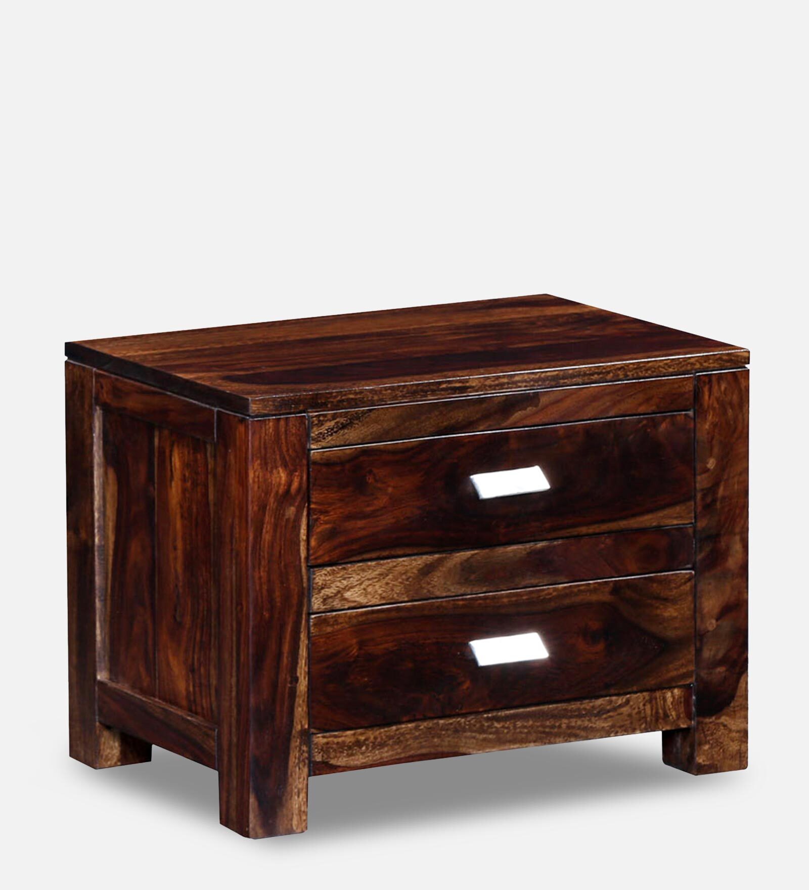 Buy Oriel Sheesham Wood Bedside Table In Provincial Teak Finish With Drawers at 32% OFF by ...