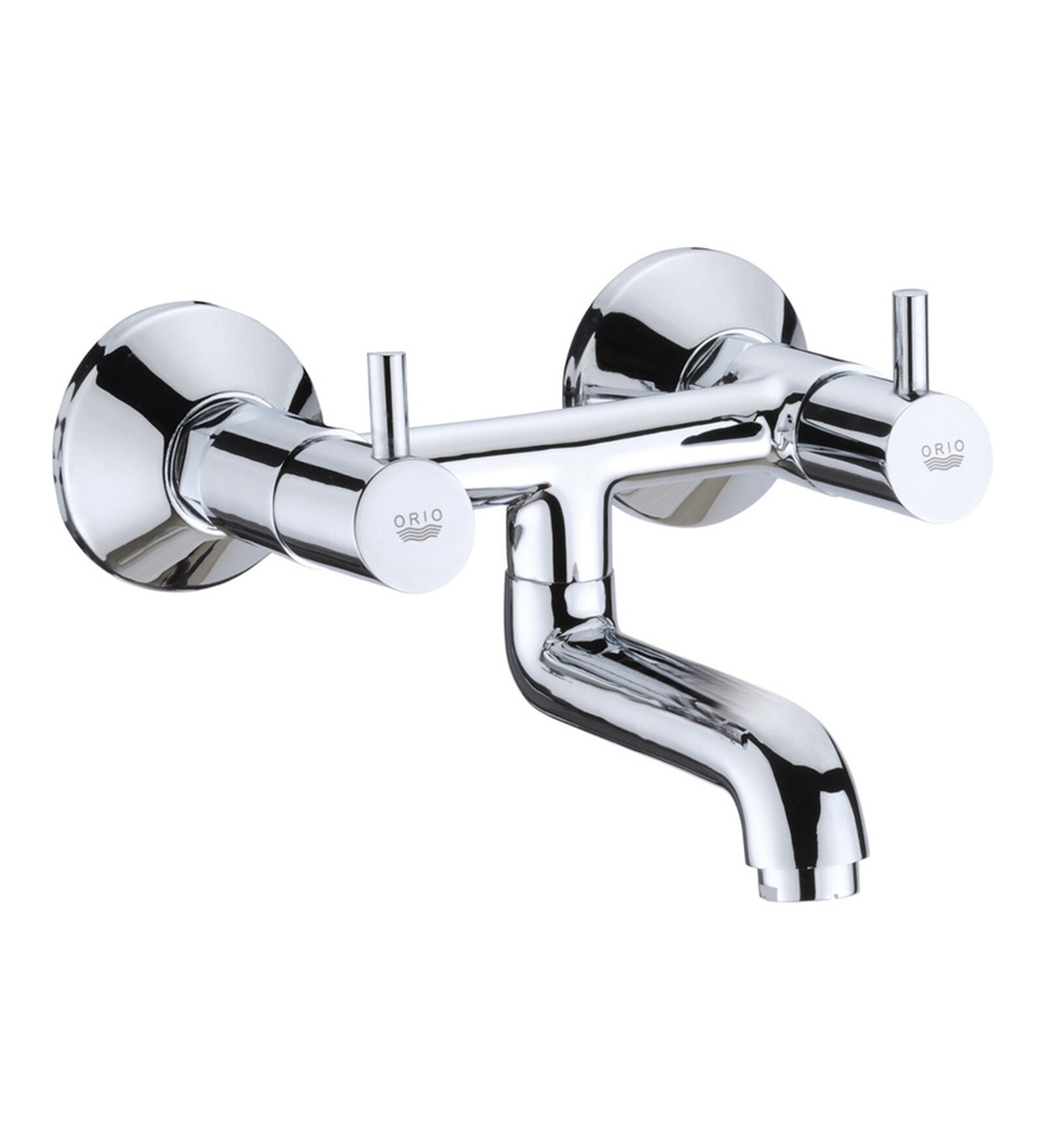 Buy Brass Chrome Plated Non Telephonic Mini Bath Mixer (L: 11, W: 6, H ...