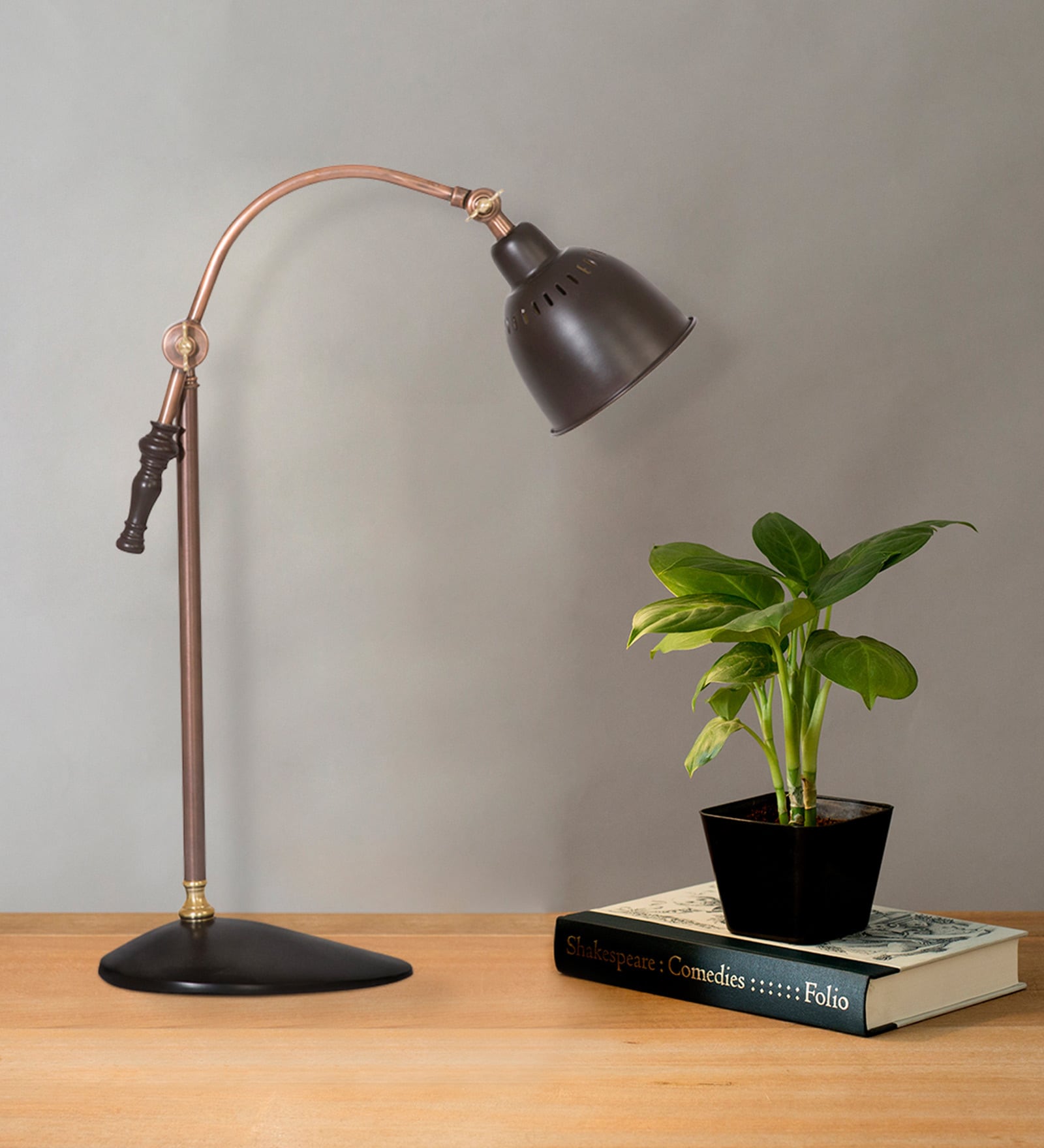 Buy Orson Black Metal Casting Table Lamp with Base by Clg Retail at 17% ...