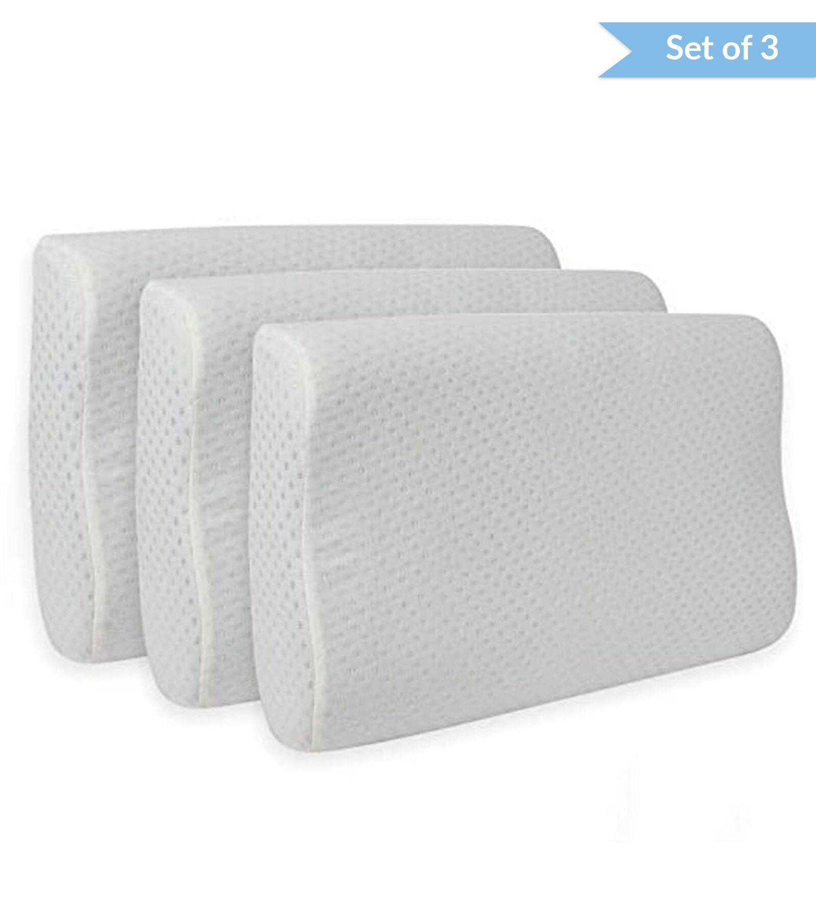 Buy Orthopedic Cool Gel Memory Foam 21 x 14 Inch Pillows (Set of 3) at 35% OFF by Sleepsia ...