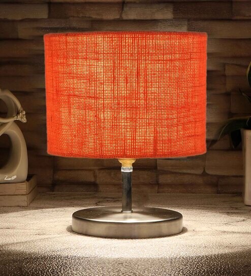 Buy Beige Jute table lamp with Steel Base -64 at 67% OFF by New Era ...