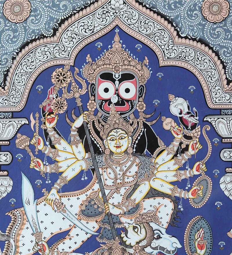 Buy Original Patachitra Painting Durga By Yellow Verandah Online ...