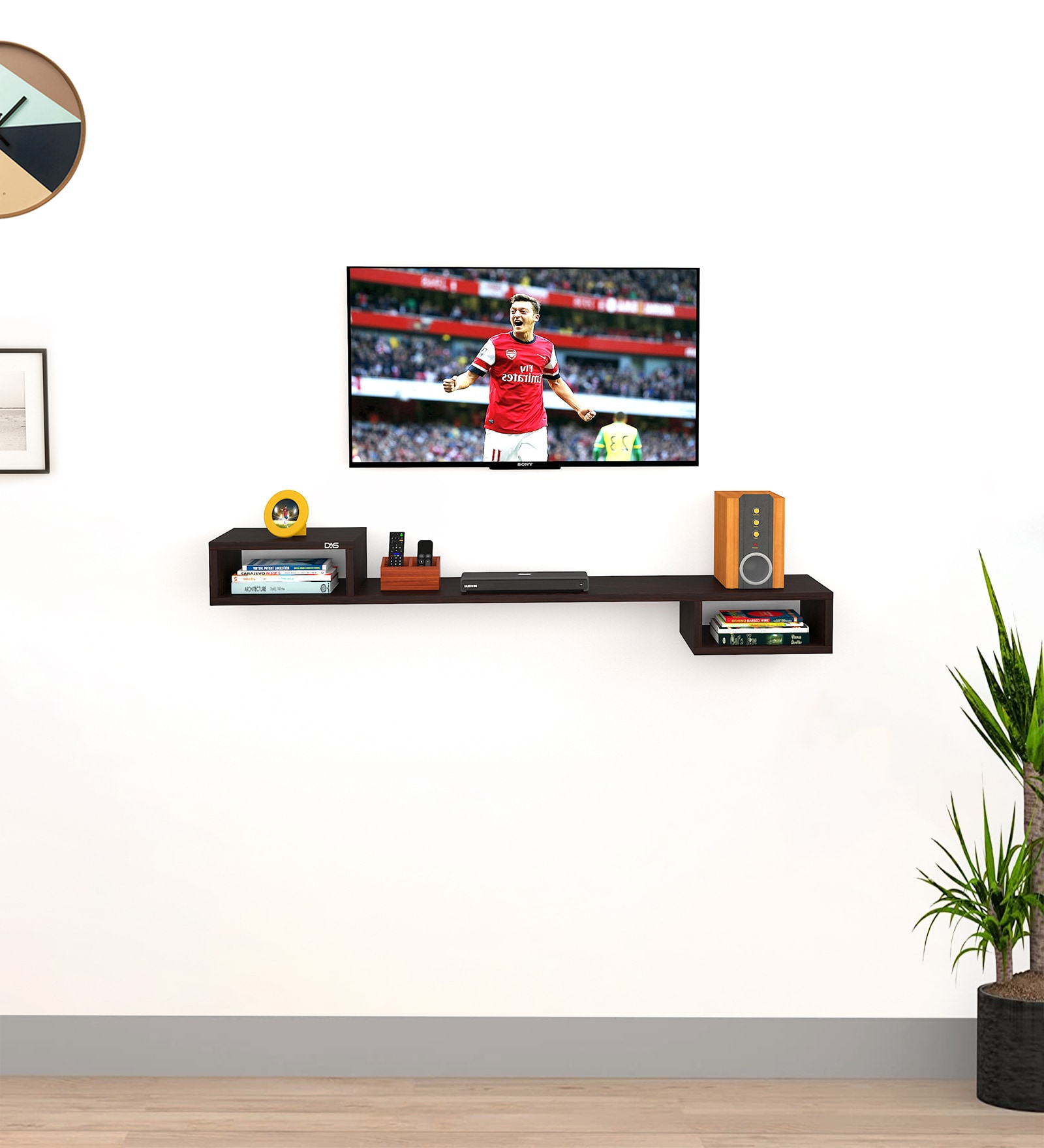 Buy Oscar TV Unit in Flowery Wenge Finish for TVs up to 43\ at 49% OFF ...