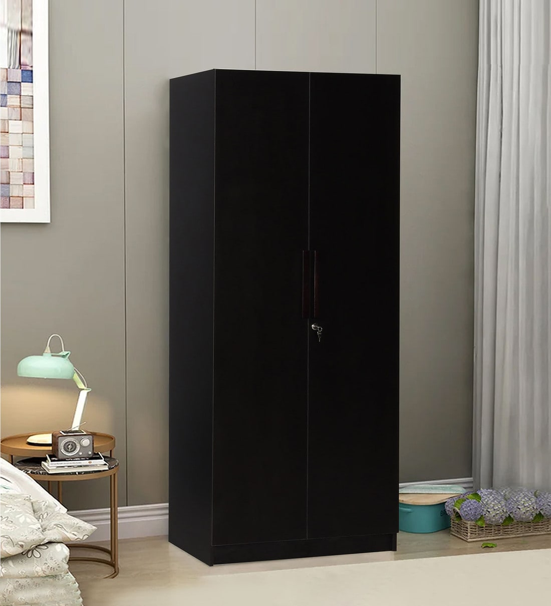 Buy Ozone 2 Door Wardrobe in Wenge Finish at 30% OFF by Trevi Furniture ...
