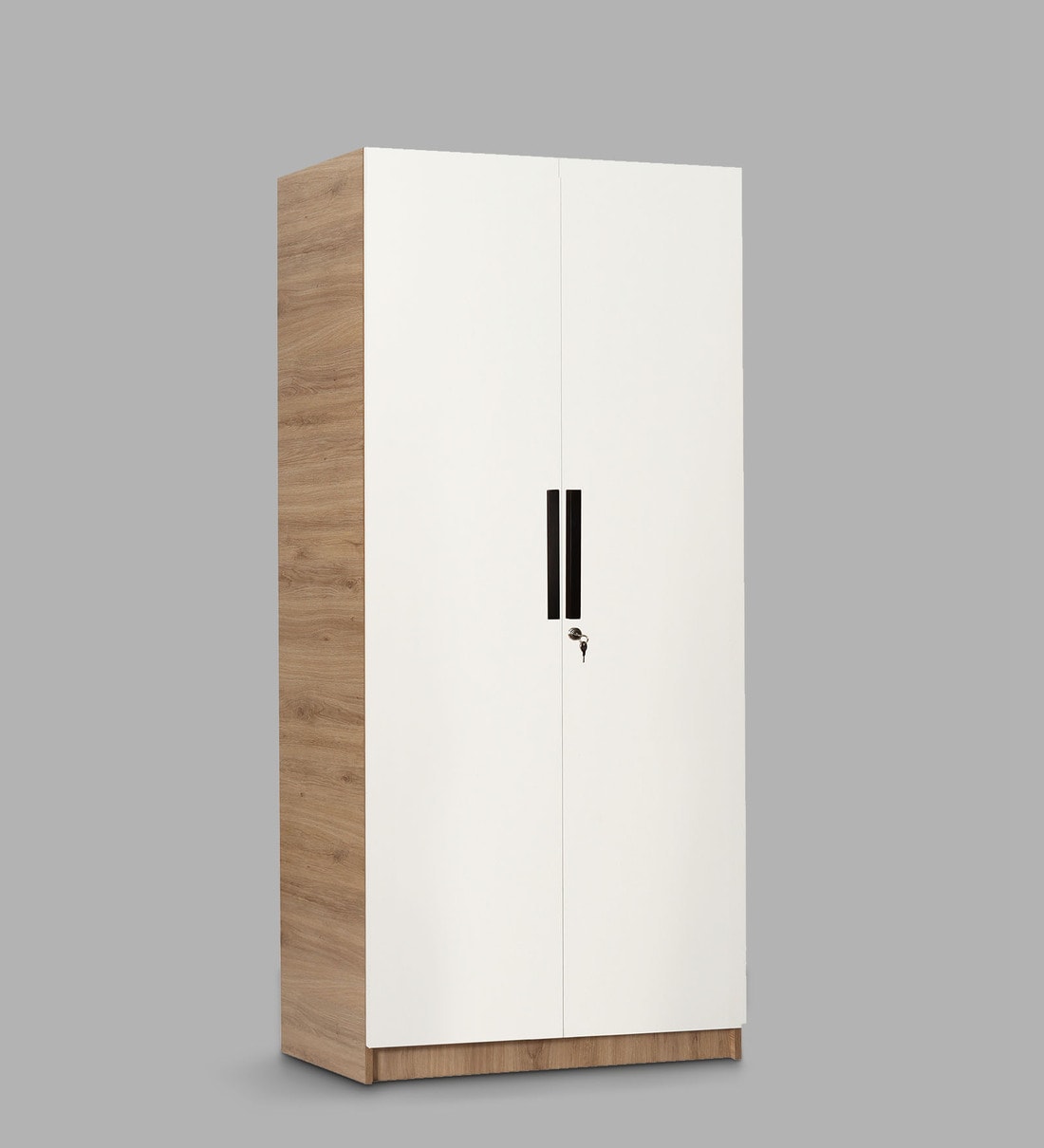 Buy Ozone Deluxe 2 Door Wardrobe in Milky White Finish at 30% OFF by ...