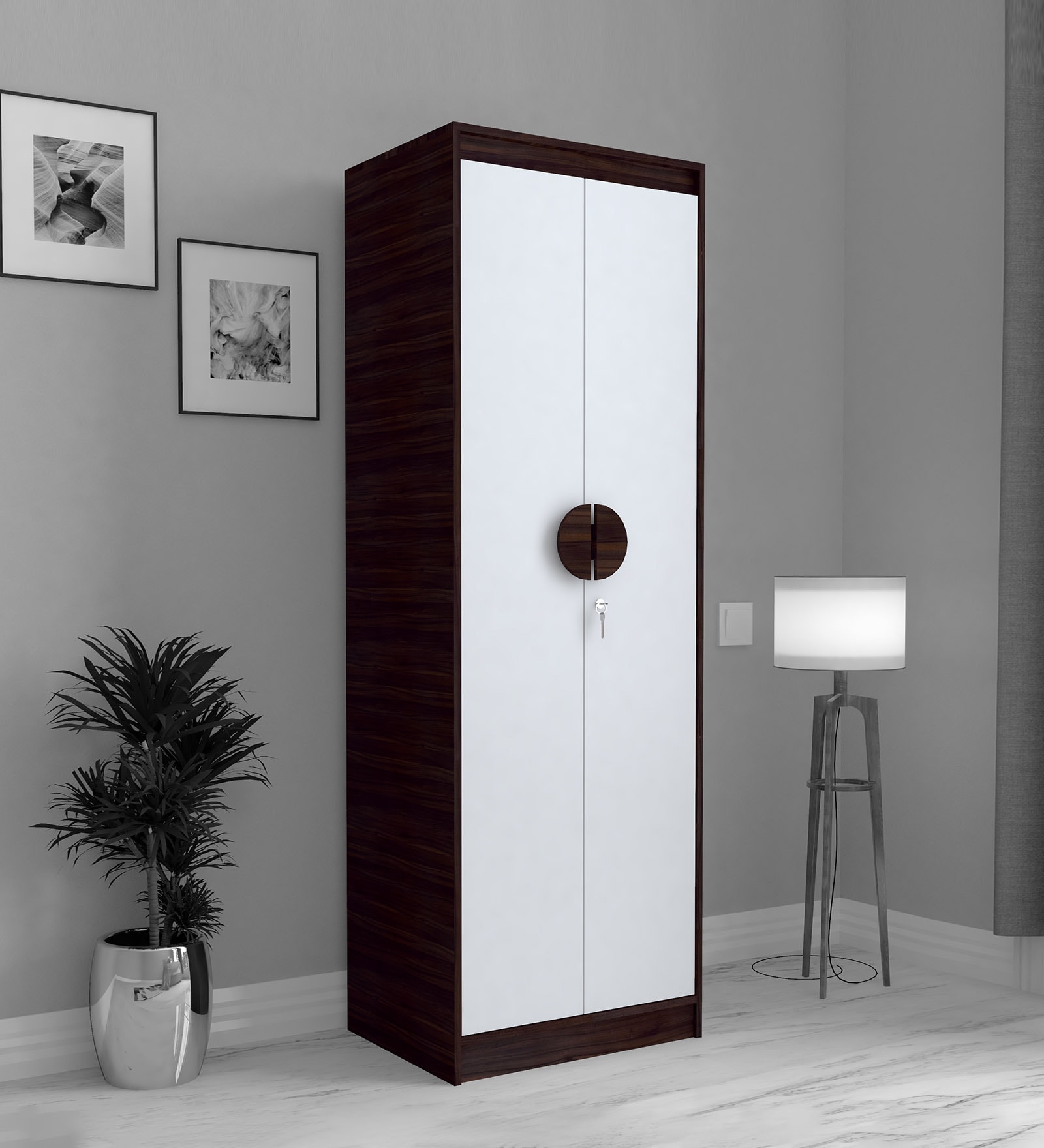 Buy Ozone 2 Door Wardrobe in Milky Maple Colour at 30% OFF by Trevi ...