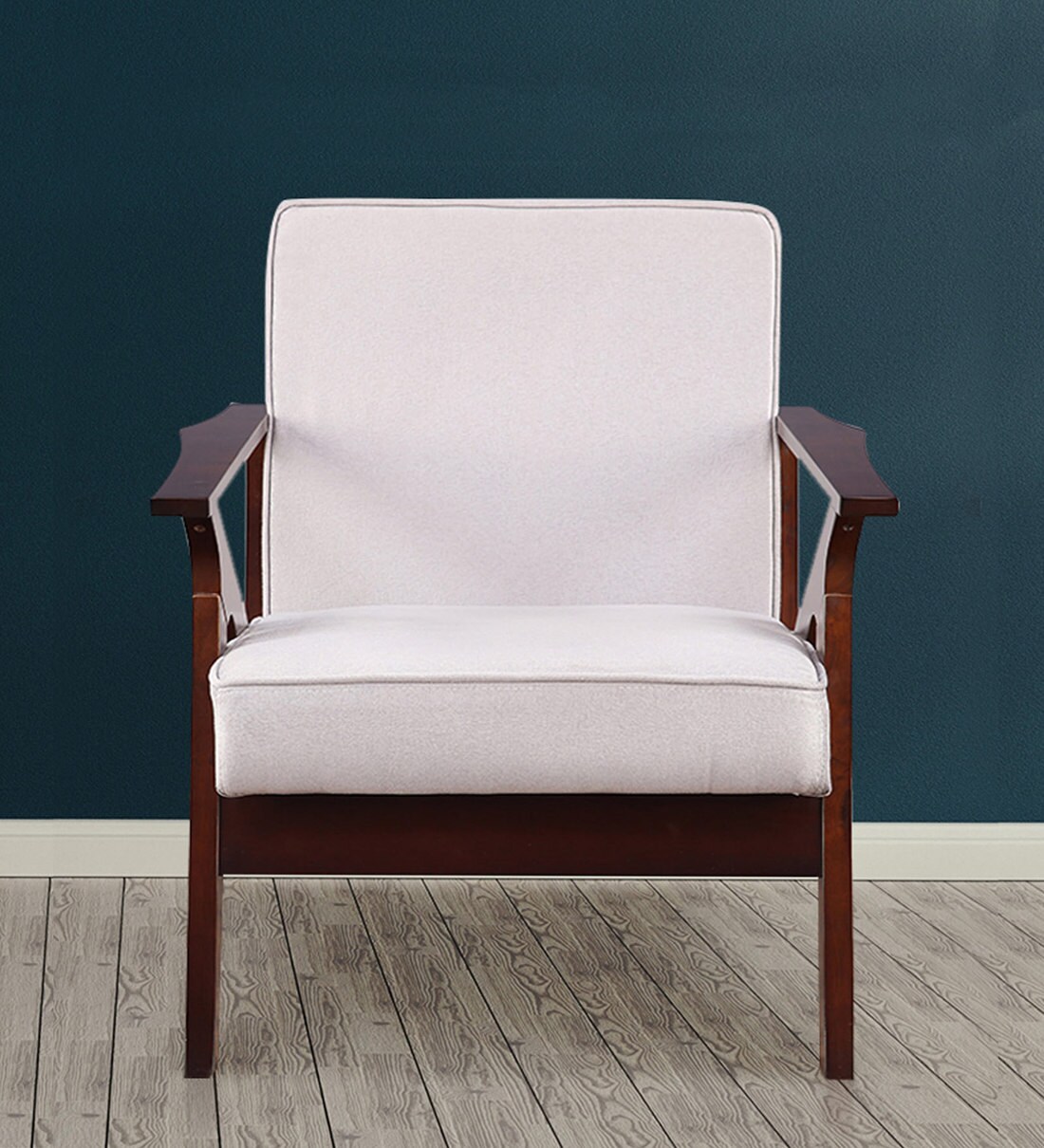 Buy Patrick 1 Seater Sofa in Grey colour at 86% OFF by HomeTown | Pepperfry