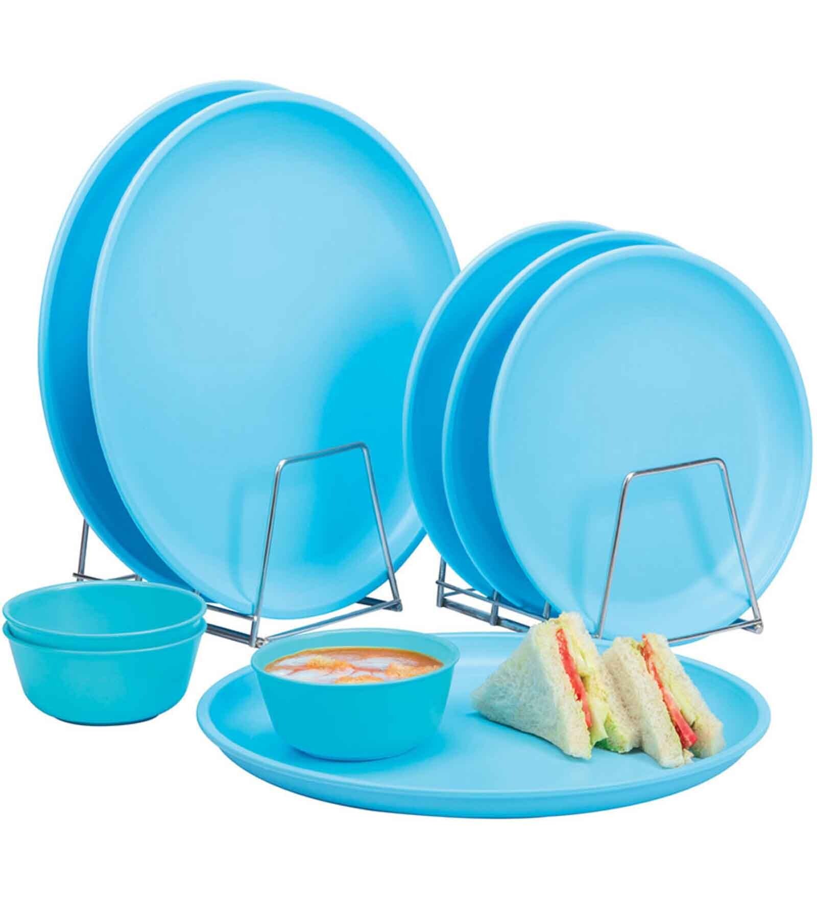 Buy Varmora Dinner Set 9pcs | Simple & Durable Dinnerware Set ...