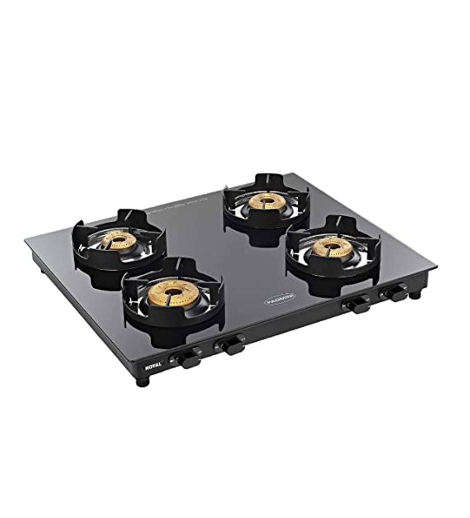 Buy Padmini CS 4GT Royal Manual Ignition 4 Burner Gas Stove (1 HF, 2 Big, 1 Small Burner) at 32% ...