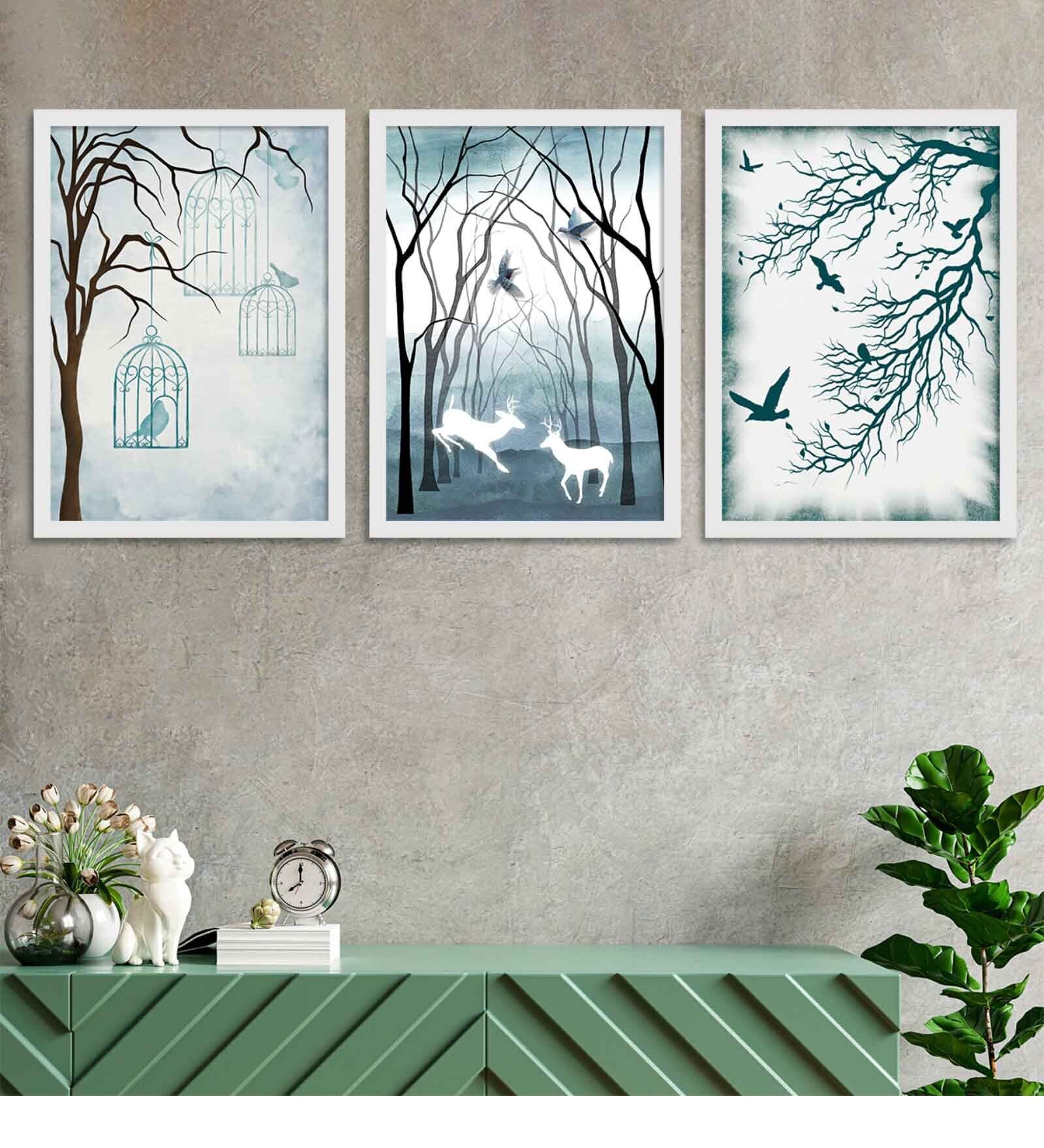 Buy Graphic Tip Multicolour Paper Framed People and Places Art Panels ...