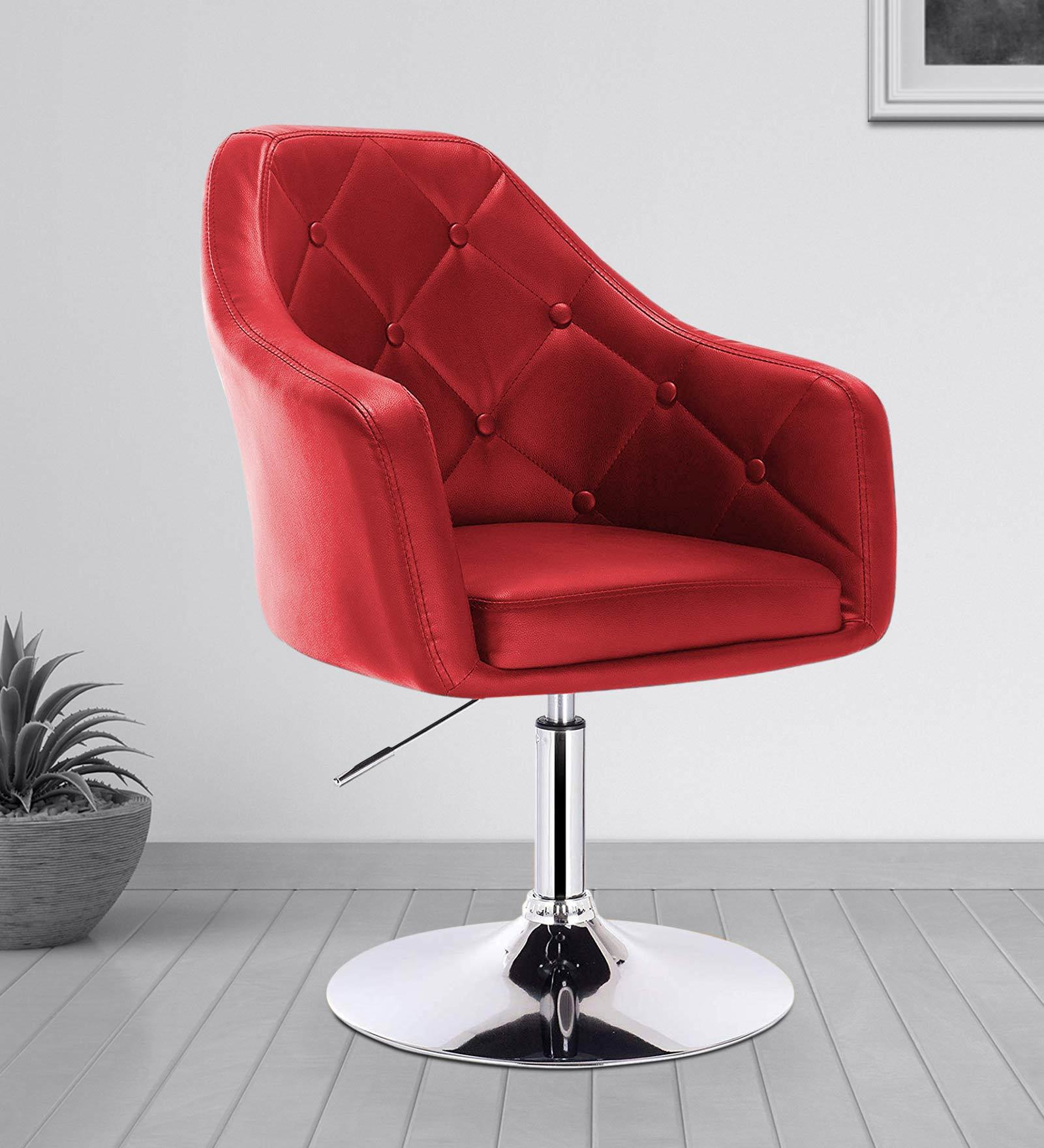 Buy Pario Lounge Chair in Red Colour at 39% OFF by Workspace by Azazo ...