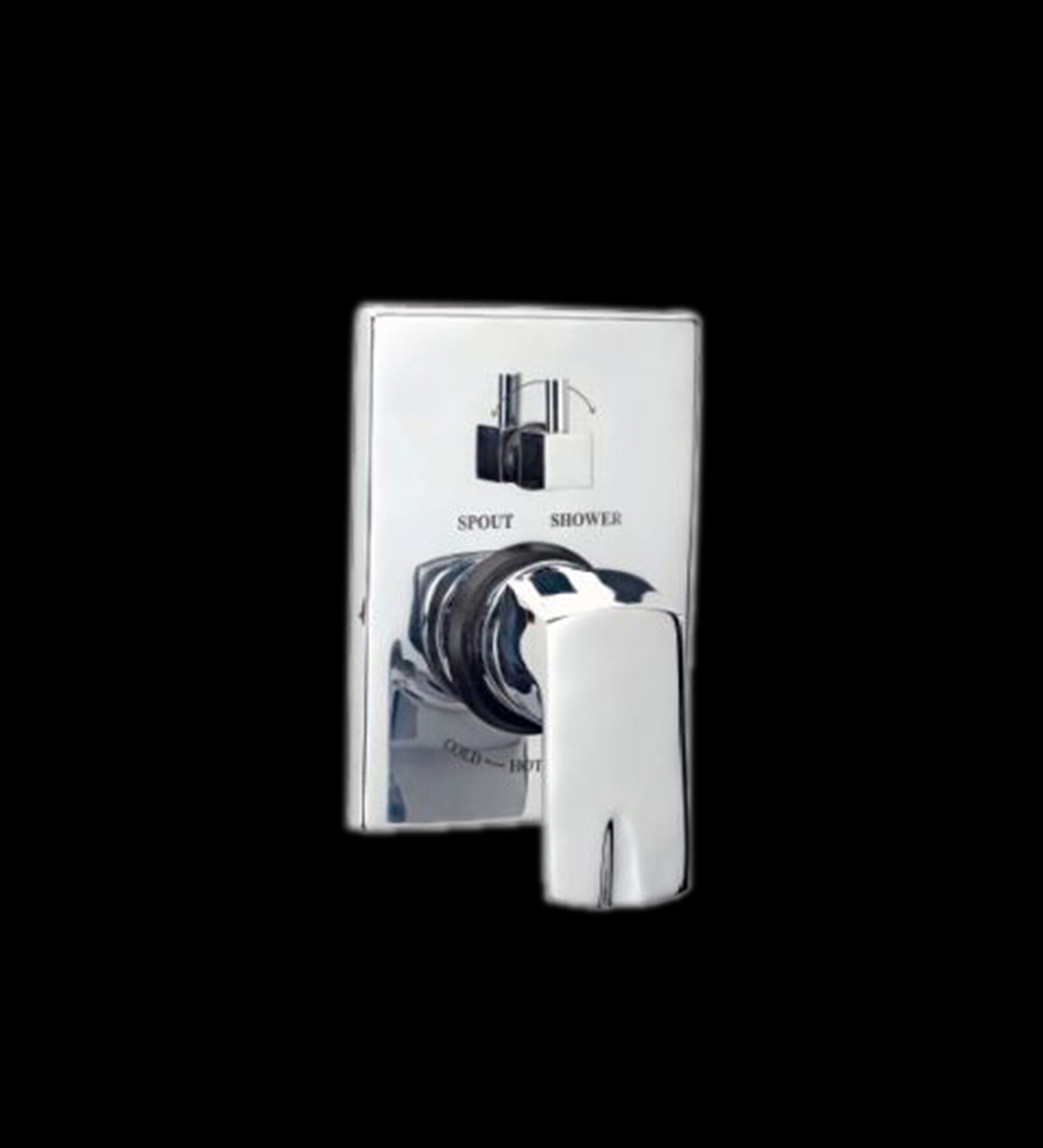 Buy Parryware Euclid Silver Brass Inlet Diverter Upper Trim Online ...