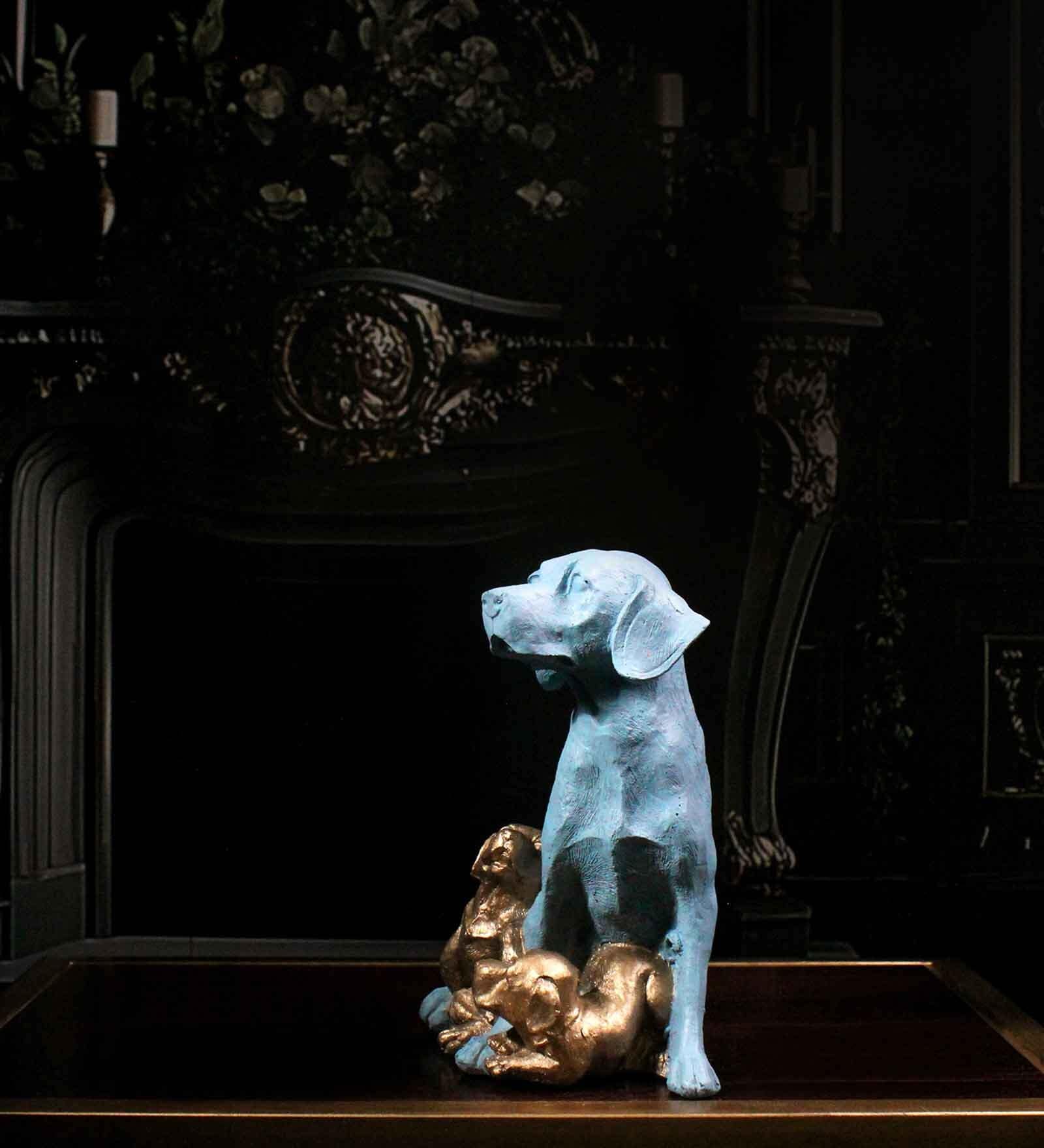 Buy Pawsome Family Bonds Blue Polyresin Figurine at 48% OFF by The ...