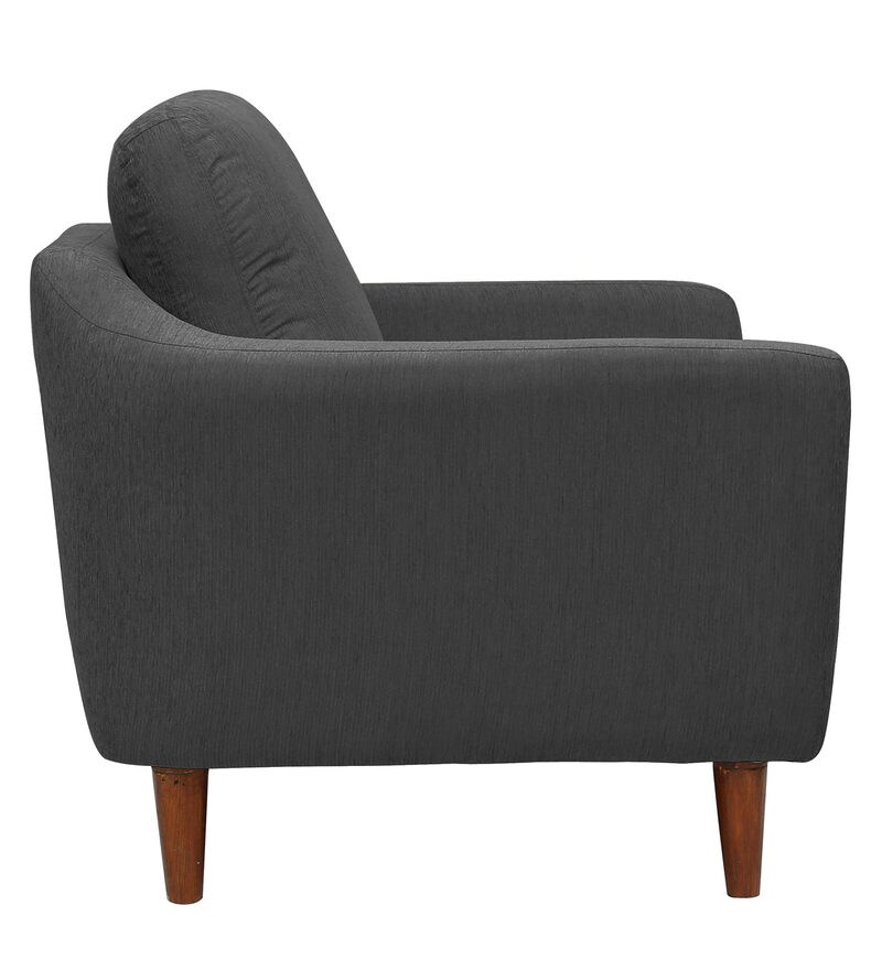 Buy Panache 1 Seater Sofa In Grey Colour By Vittoria Online - Mid ...