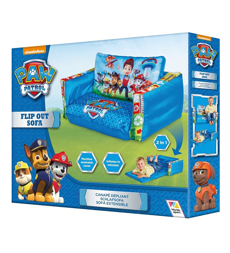 Buy Paw Patrol Flip Out Mini Sofa in Blue by Cot & Candy Online - Kids ...