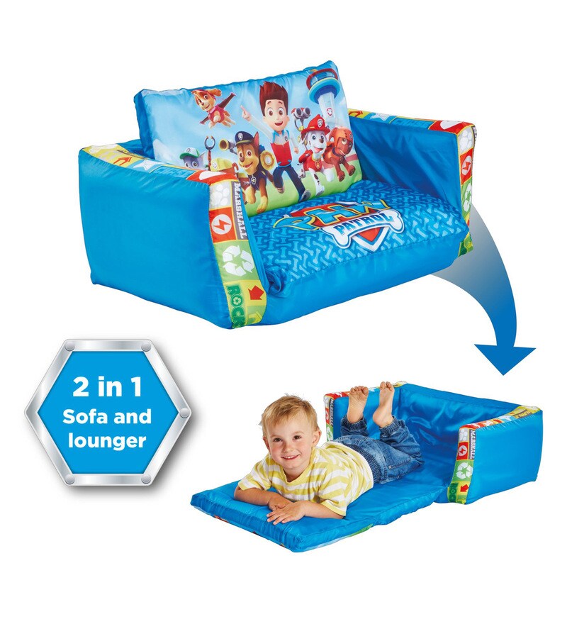 Buy Paw Patrol Flip Out Mini Sofa in Blue by Cot & Candy Online - Kids ...