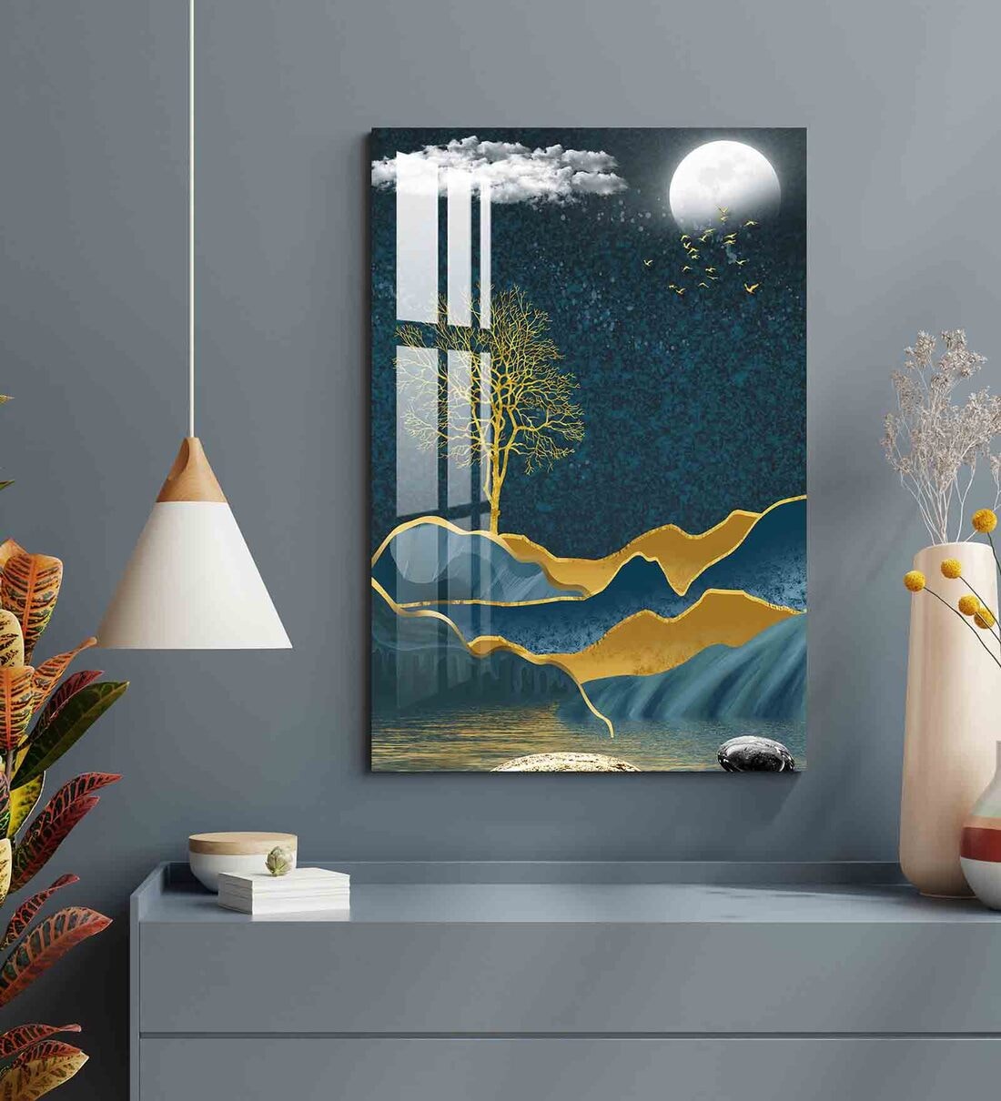 Buy Peaceful Night Acrylic People and Places Art Prints at 29% OFF by ...