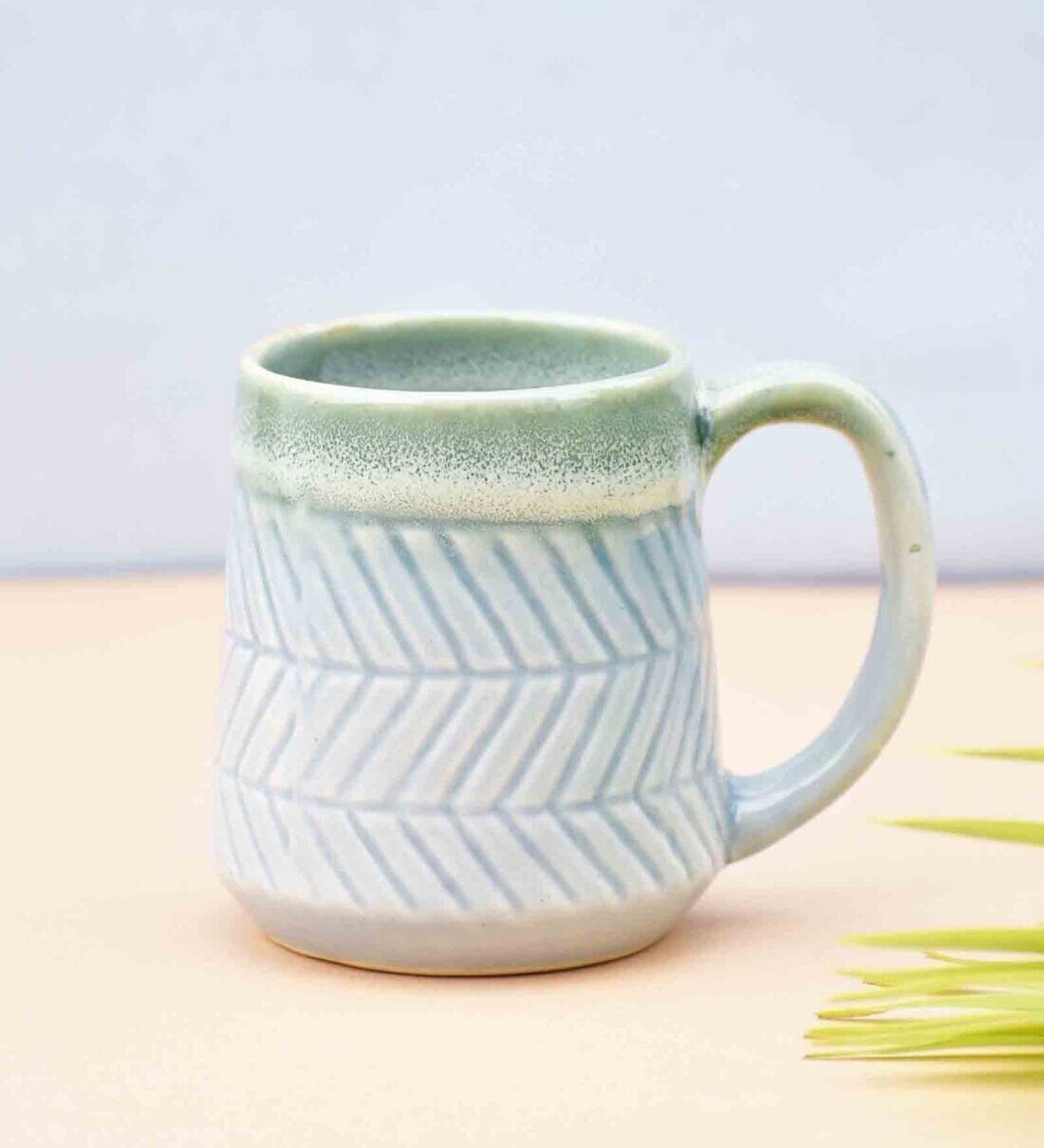 Buy Peacock Panache Blue Ceramic Tea Cups at 61% OFF by Folkstorys ...