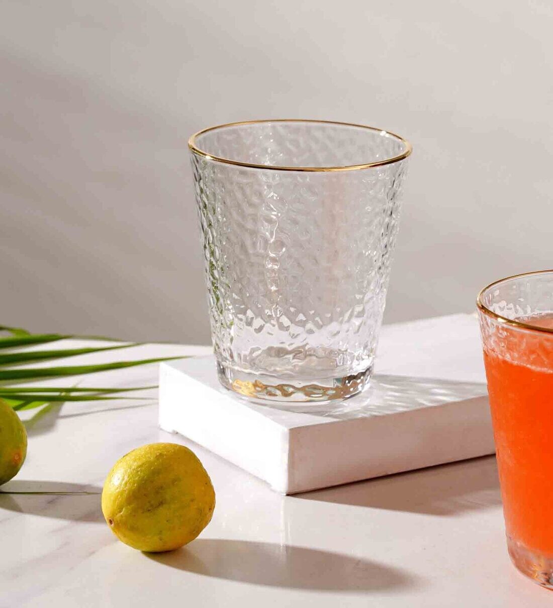 Buy Pebble Textured 250ml (Set of 6) Everyday Glass at 51% OFF by ...