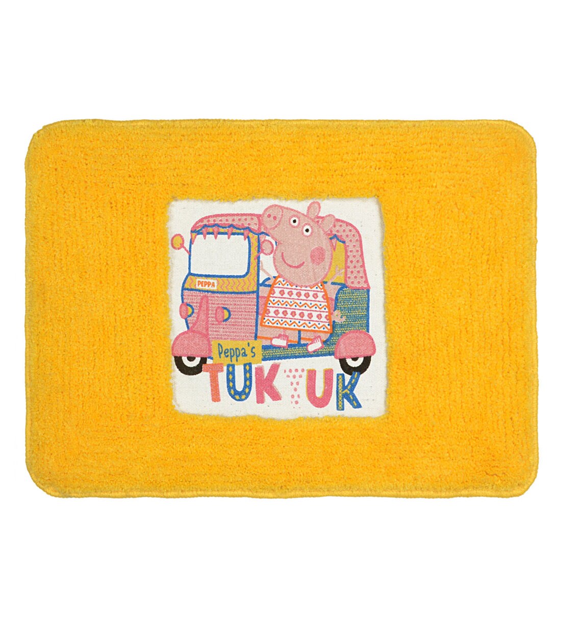 Buy Peppa Pig Microfiber 2 x 1.3 Feet Anti Skid Kids Floor Mat By Saral ...