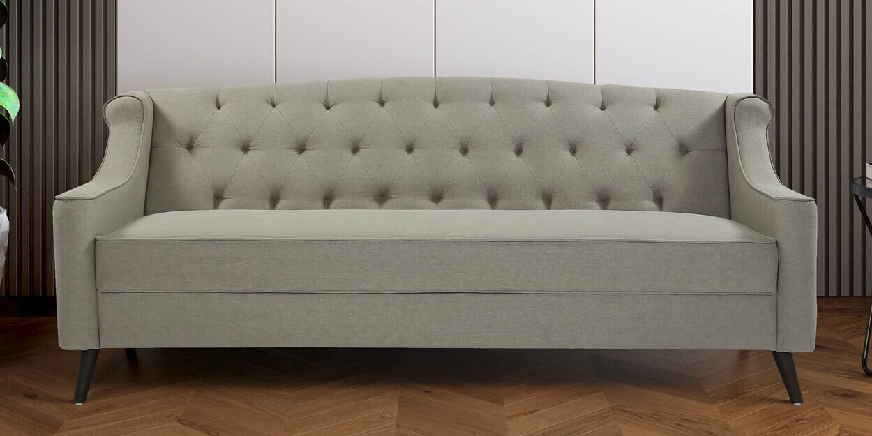 Buy Pelican Fabric 3 Seater sofa in Sandy Brown Colour at 26% OFF by ...