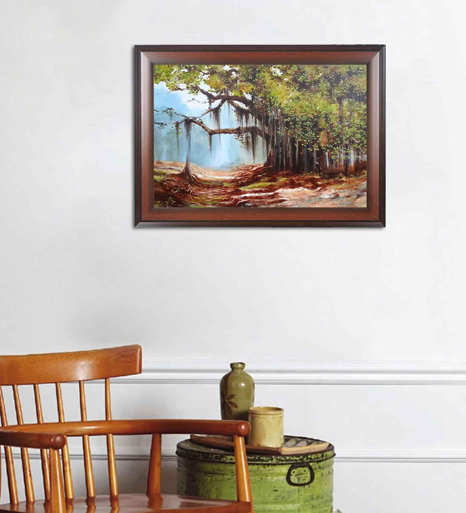 Buy Peaceful Nature Multicolour MDF Framed Wall Painting by Wens at 21% ...