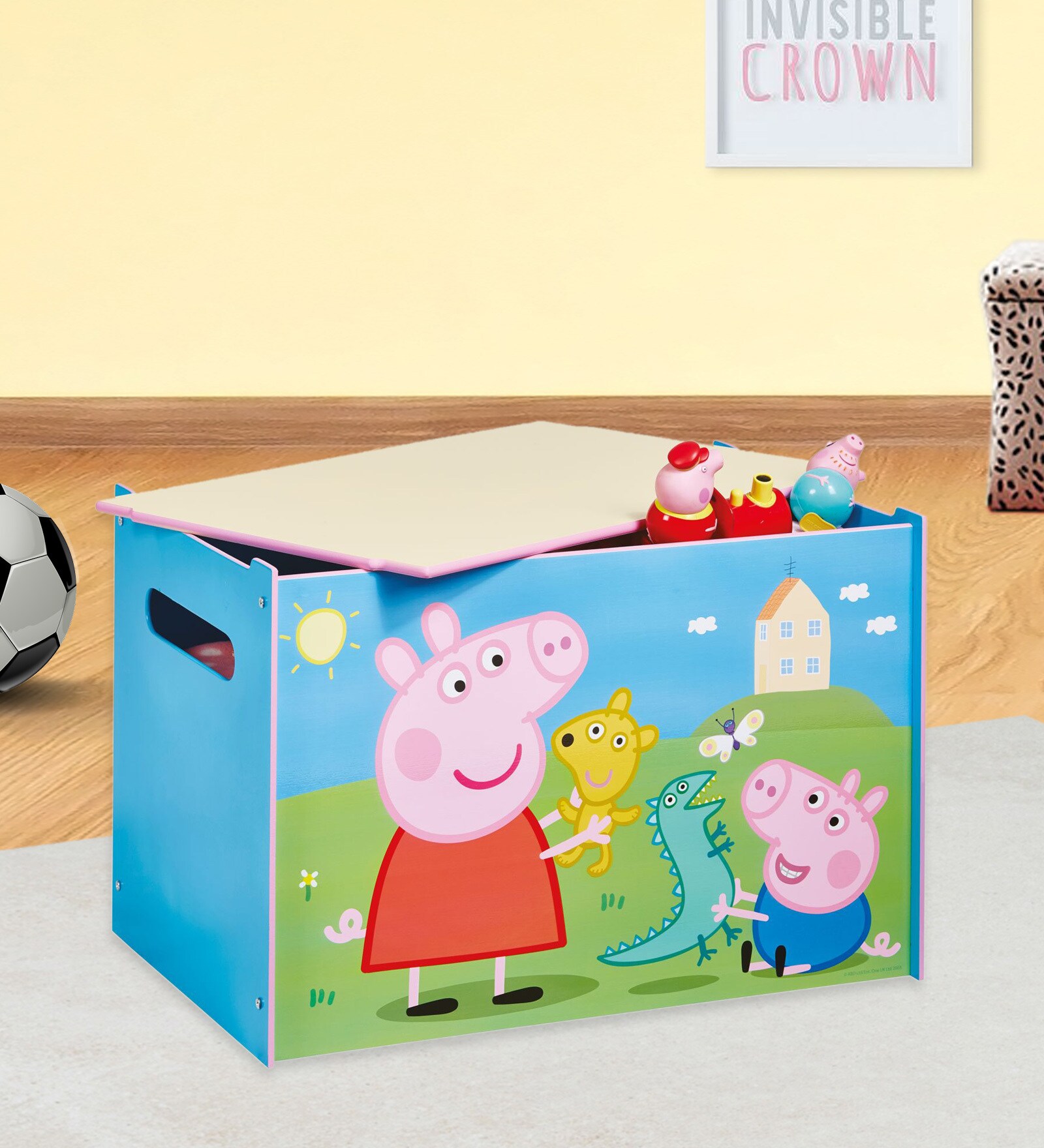 Buy Peppa Pig Storage Box in Blue at 20% OFF by Cot & Candy | Pepperfry