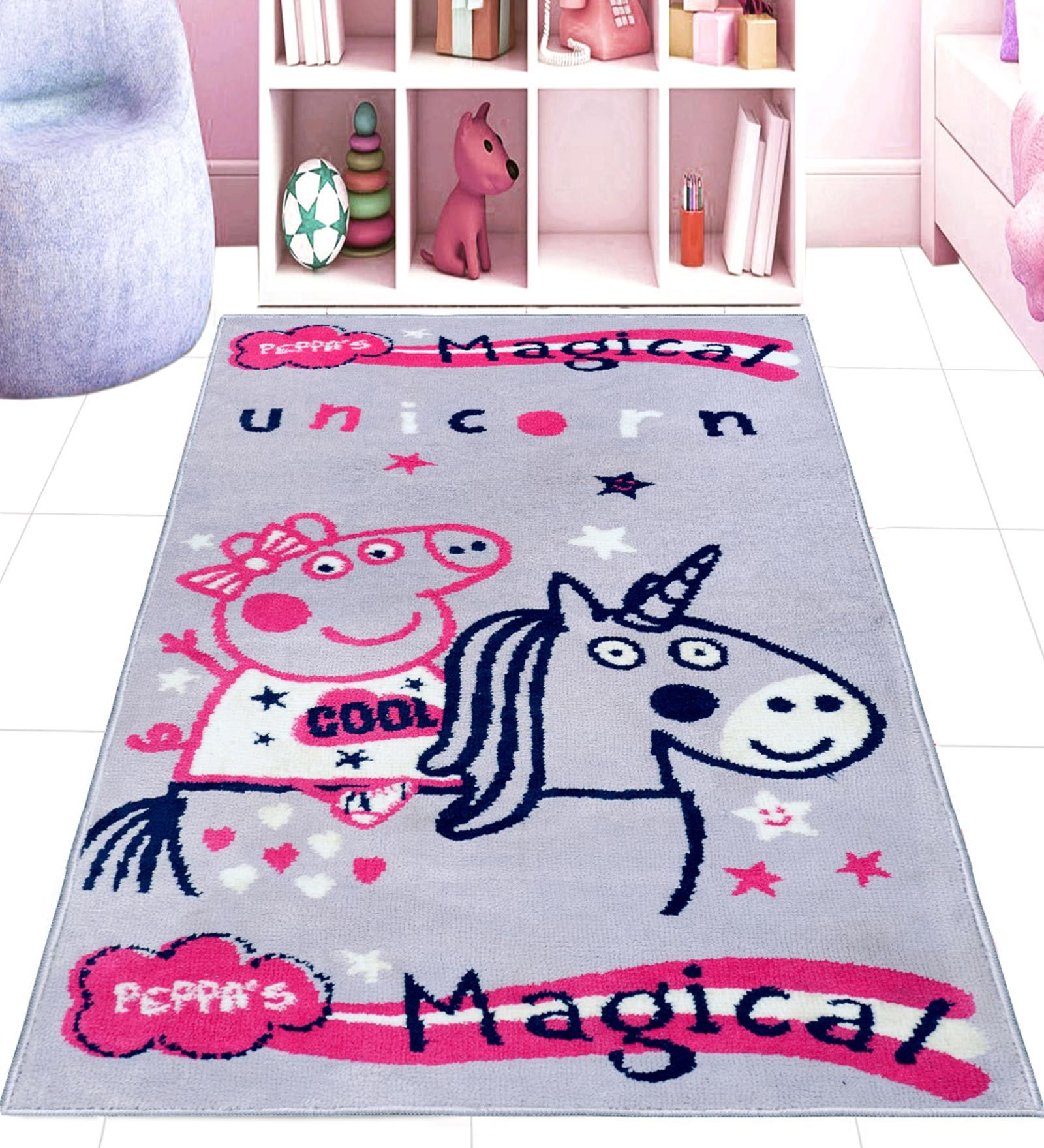 Buy Peppa Pig Unicorn Carpet in Purple Colour by Saral Home at 46% OFF ...